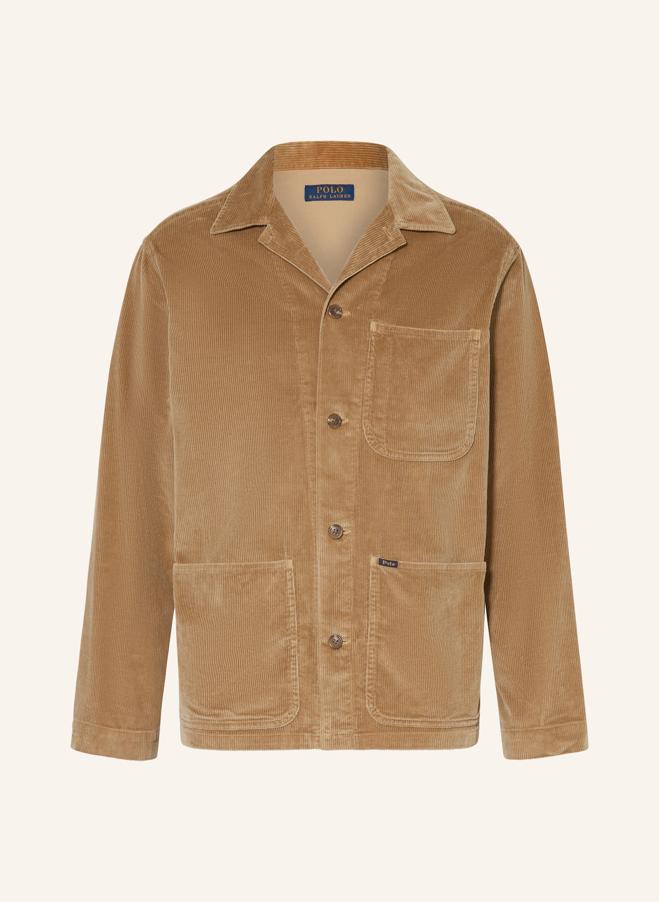 POLO RALPH LAUREN Cord-Overjacket OSBARS in camel