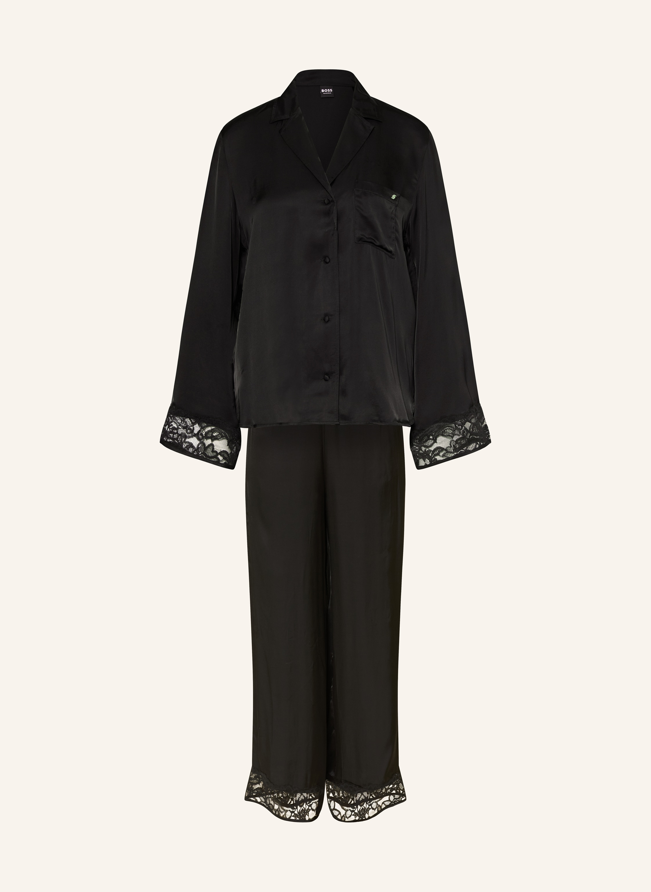 BOSS BLOSSOM pajamas in black