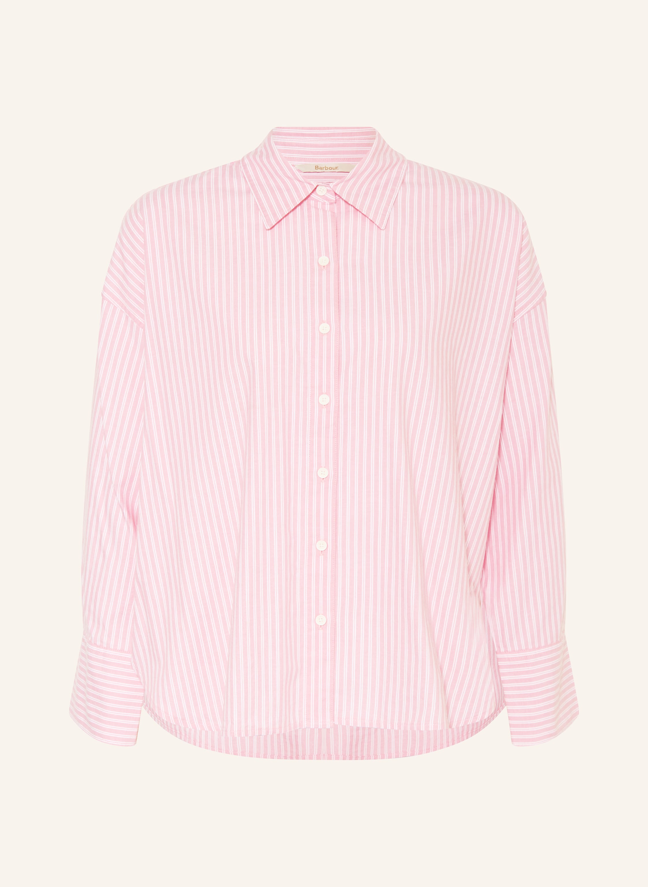 Barbour Hemdbluse ROSIE in rosa / weiss