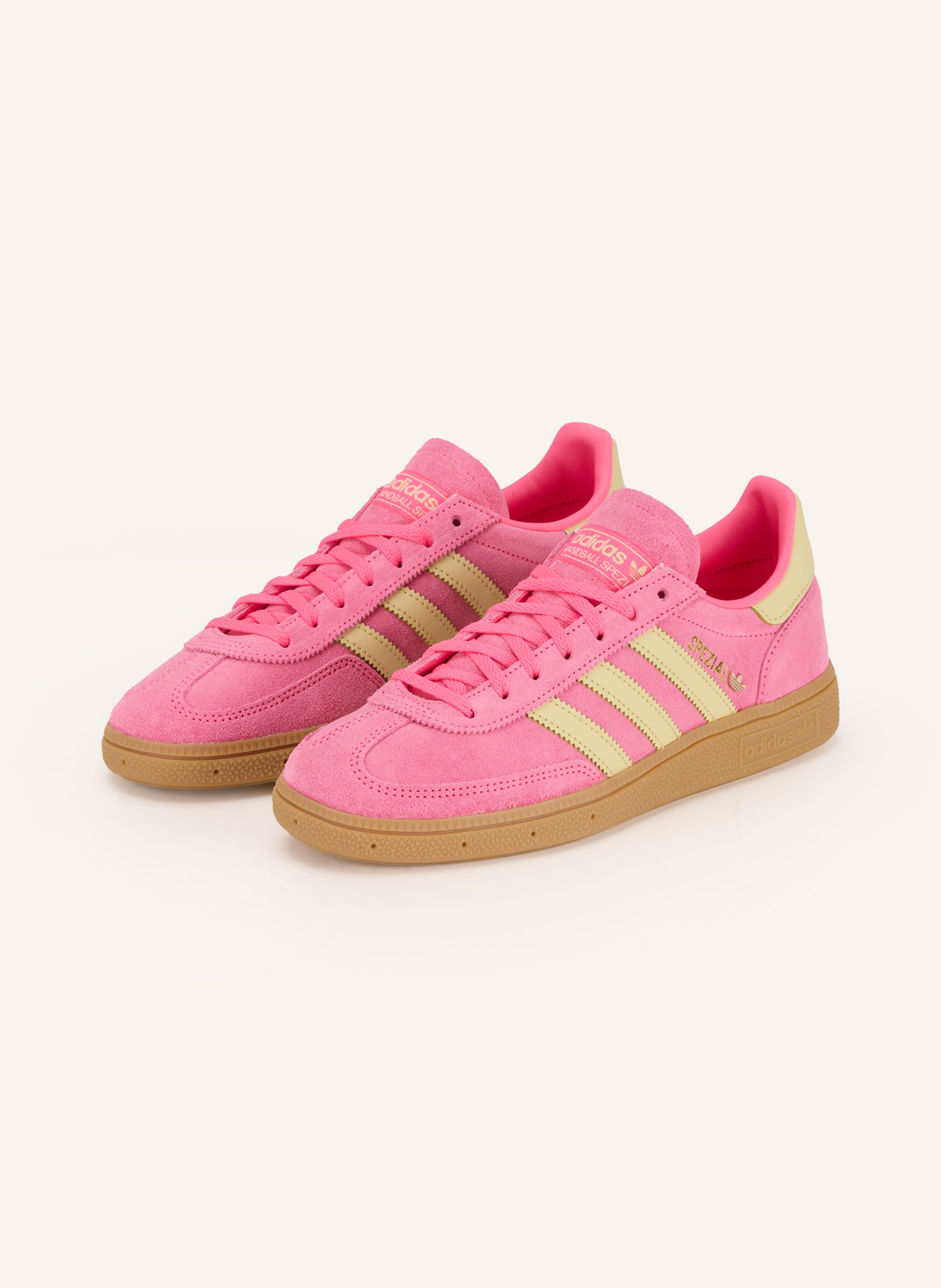 adidas Originals Sneaker HANDBALL SPEZIAL in neonpink / hellgelb