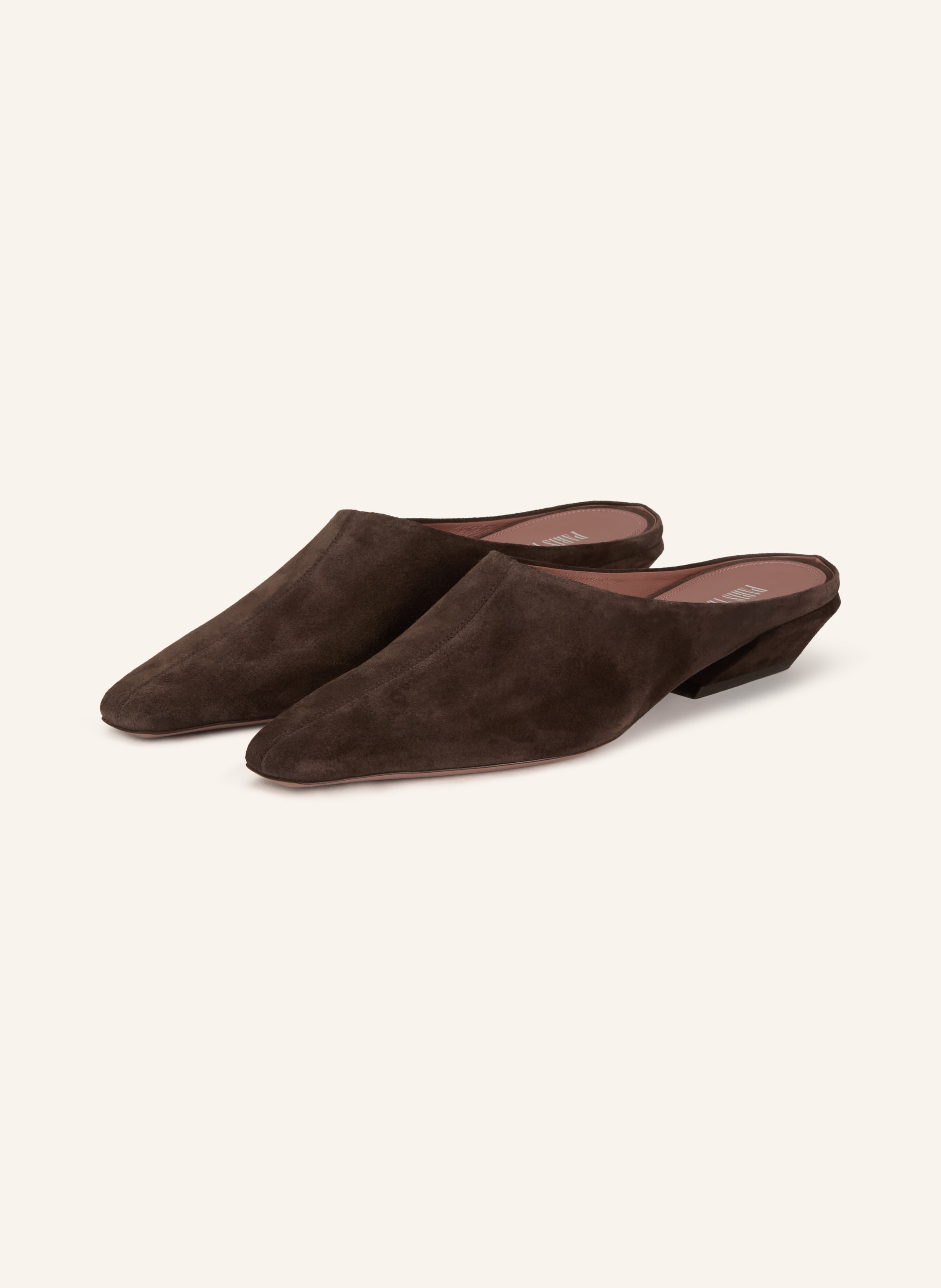 PARIS TEXAS Mules BELLE in dunkelbraun