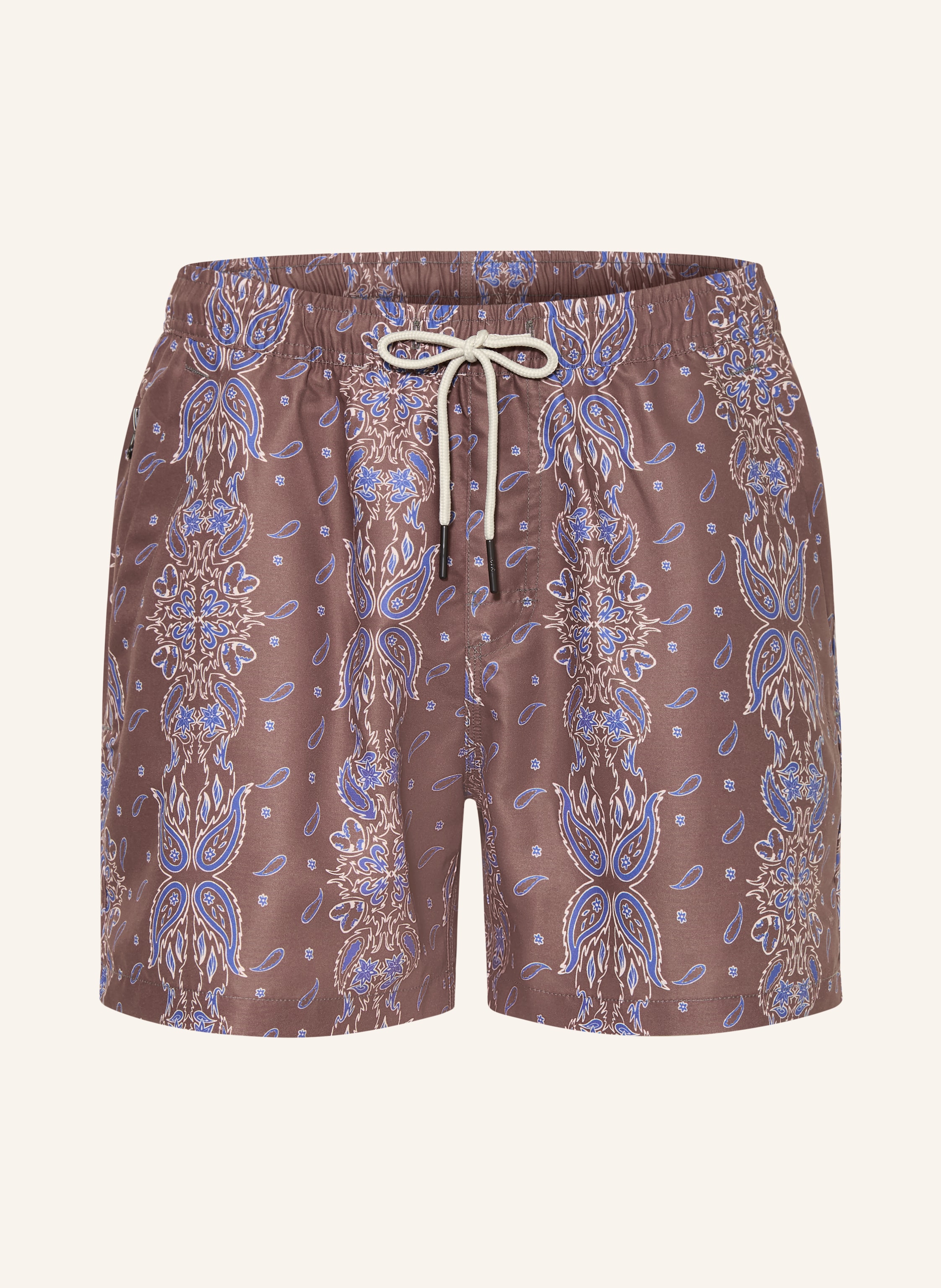 OAS Zwemshort ITACA in bruin / crème / blauw