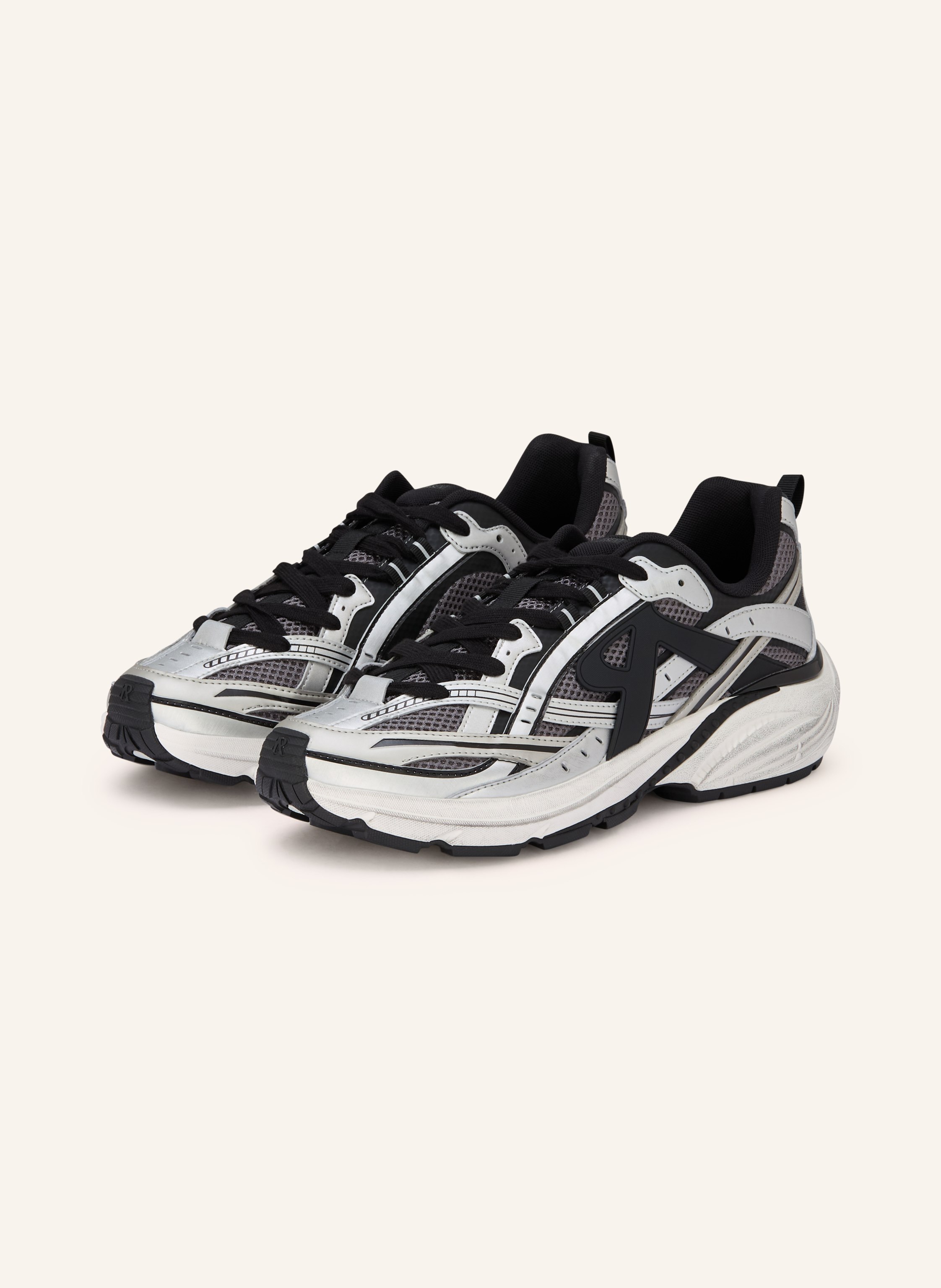 REPRESENT Sneaker STORM RUNNER in silber / schwarz