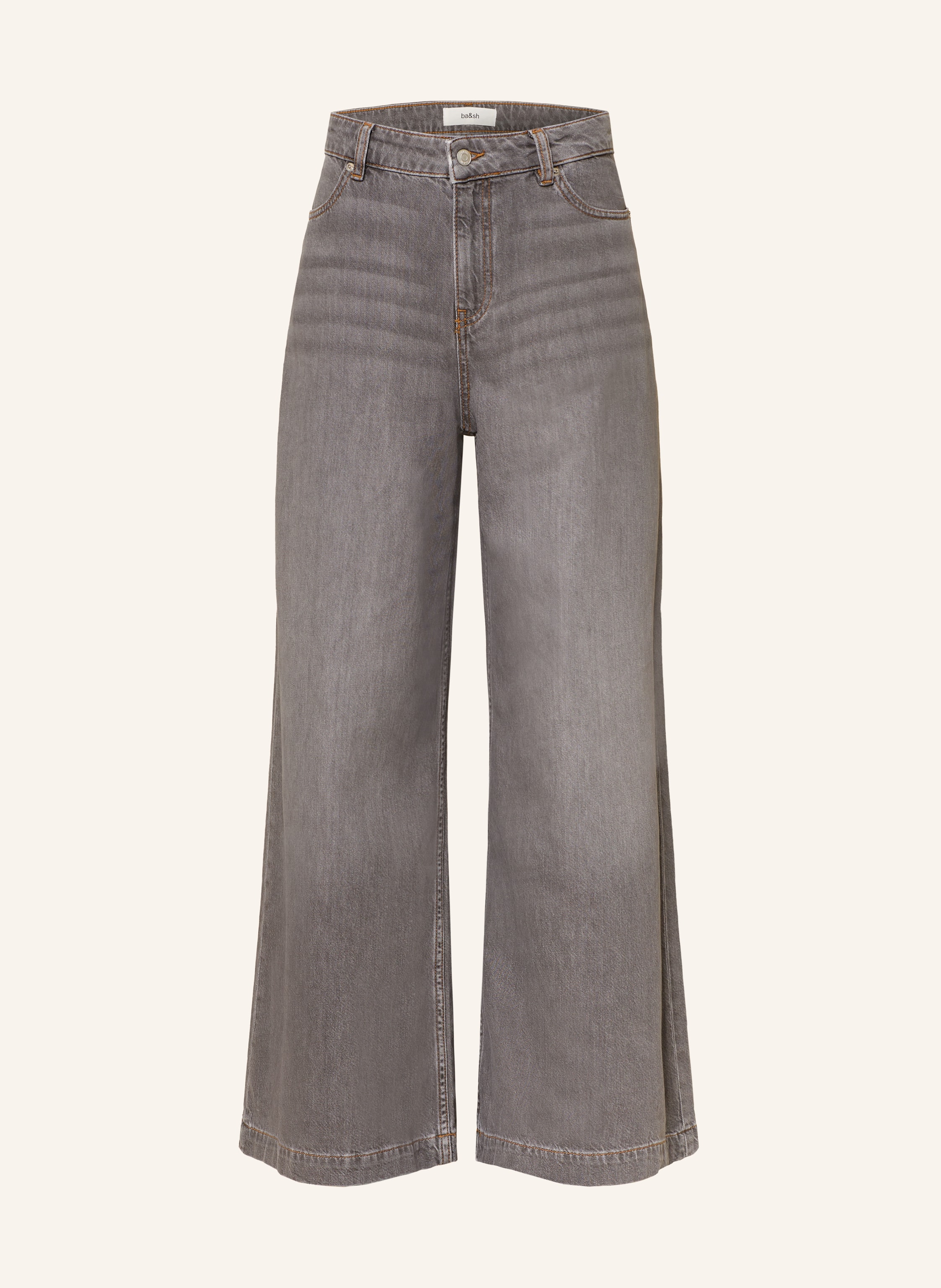 ba&sh Wide Leg Jeans YUSC in black blackstone