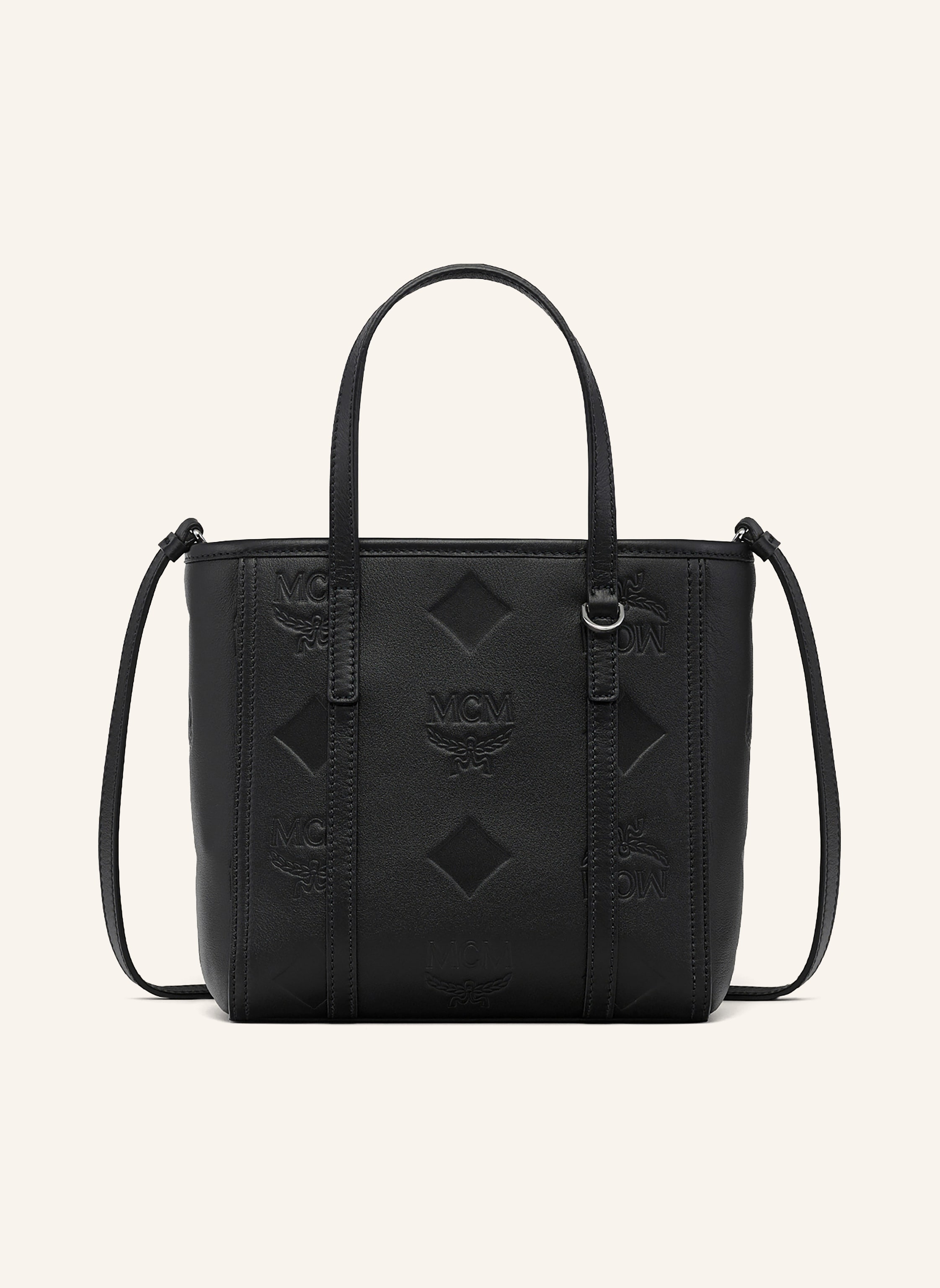 MCM Handtasche TONI MINI in schwarz / silber