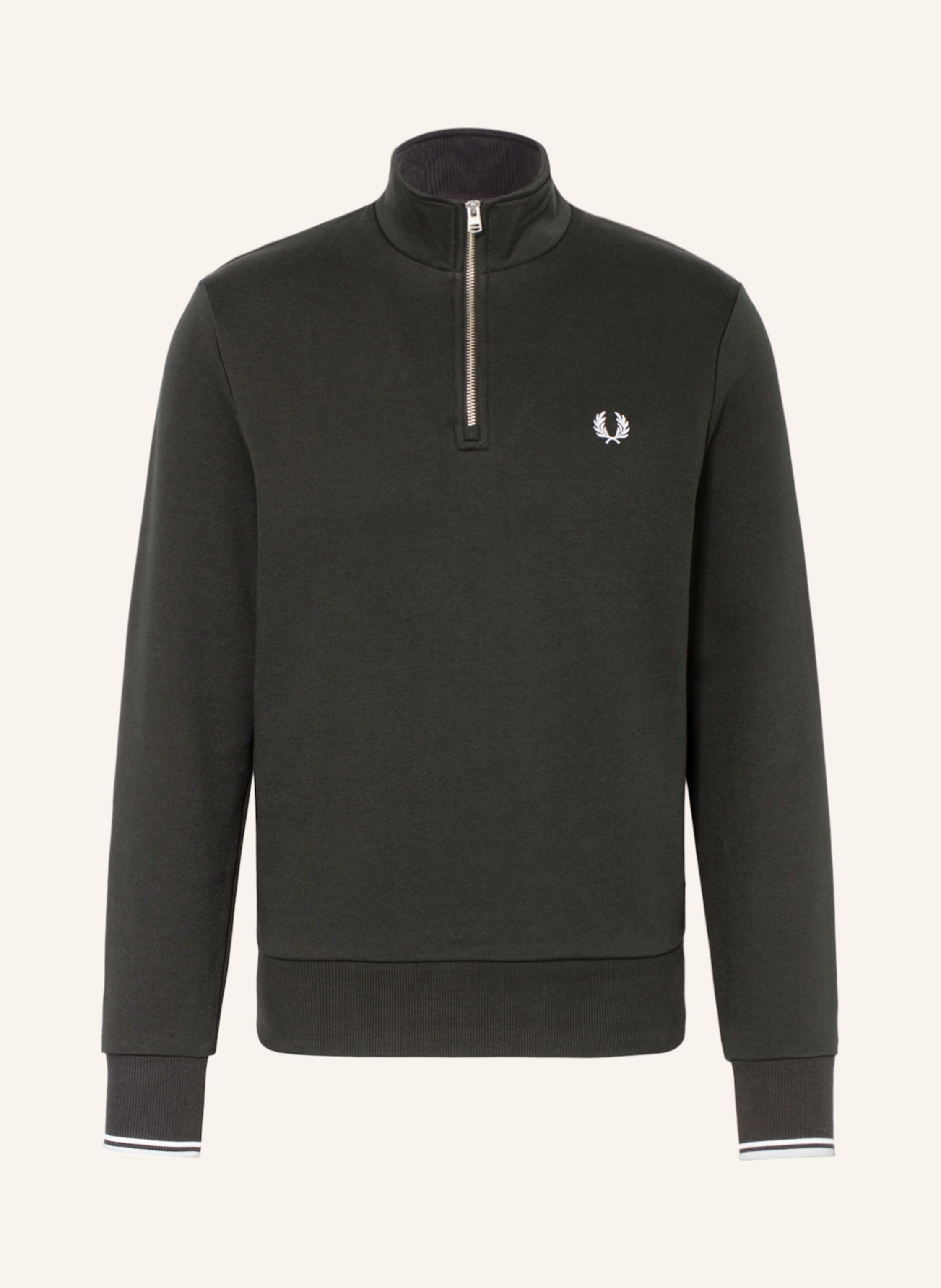FRED PERRY Sweat-Troyer in dunkelgrün | Breuninger