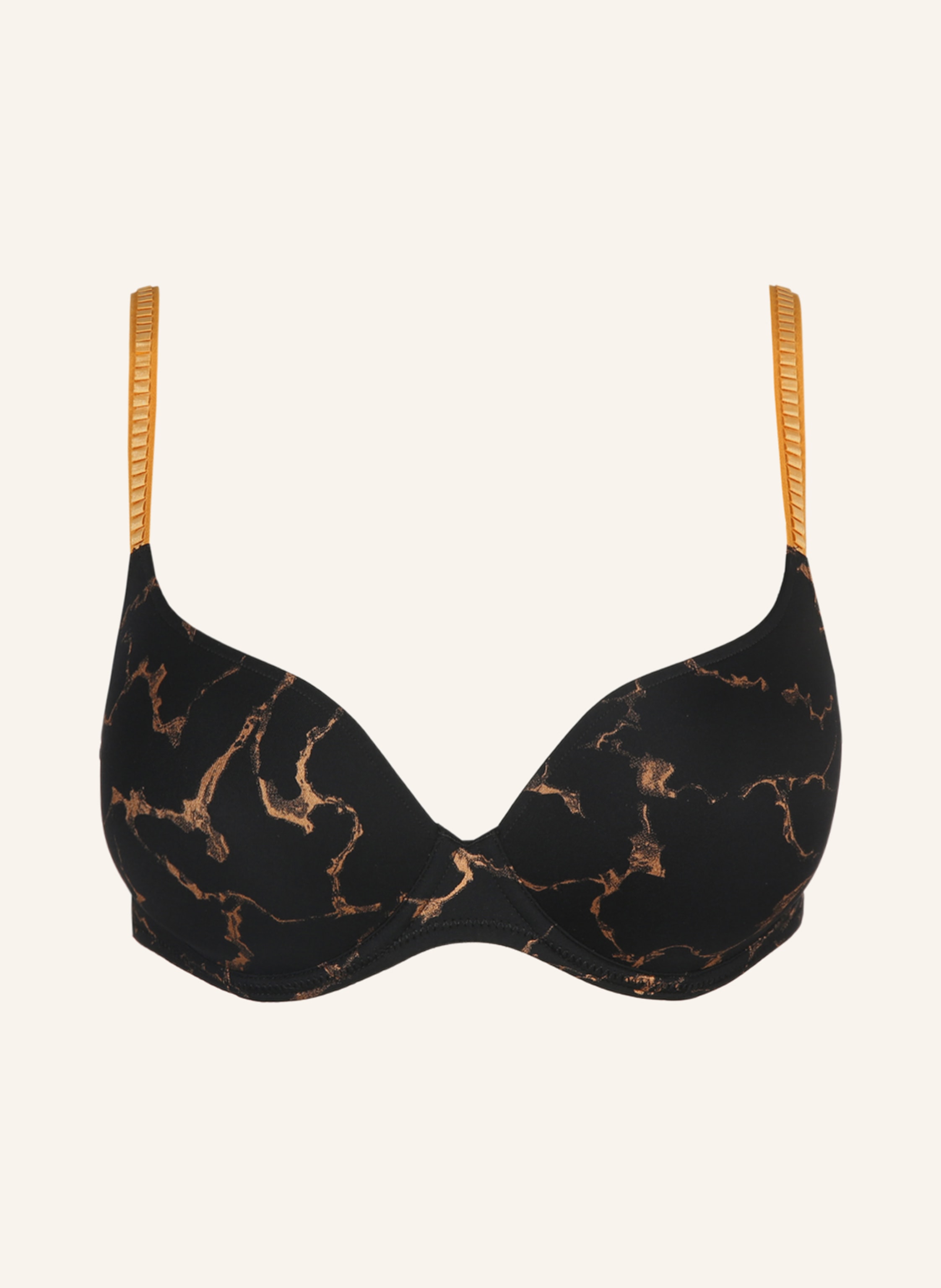 Marie Jo Molded Cup Bra Colin In Black Light Brown