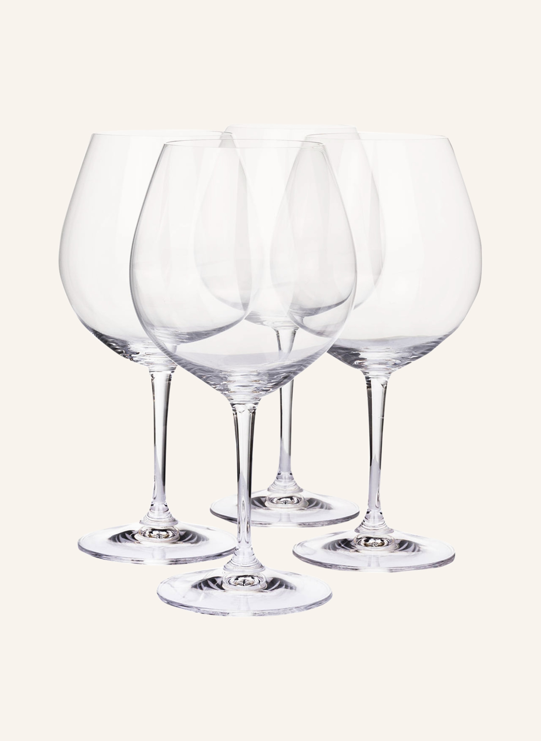 RIEDEL 4er-Set Weingläser VIVANT PINOT NOIR in transparent