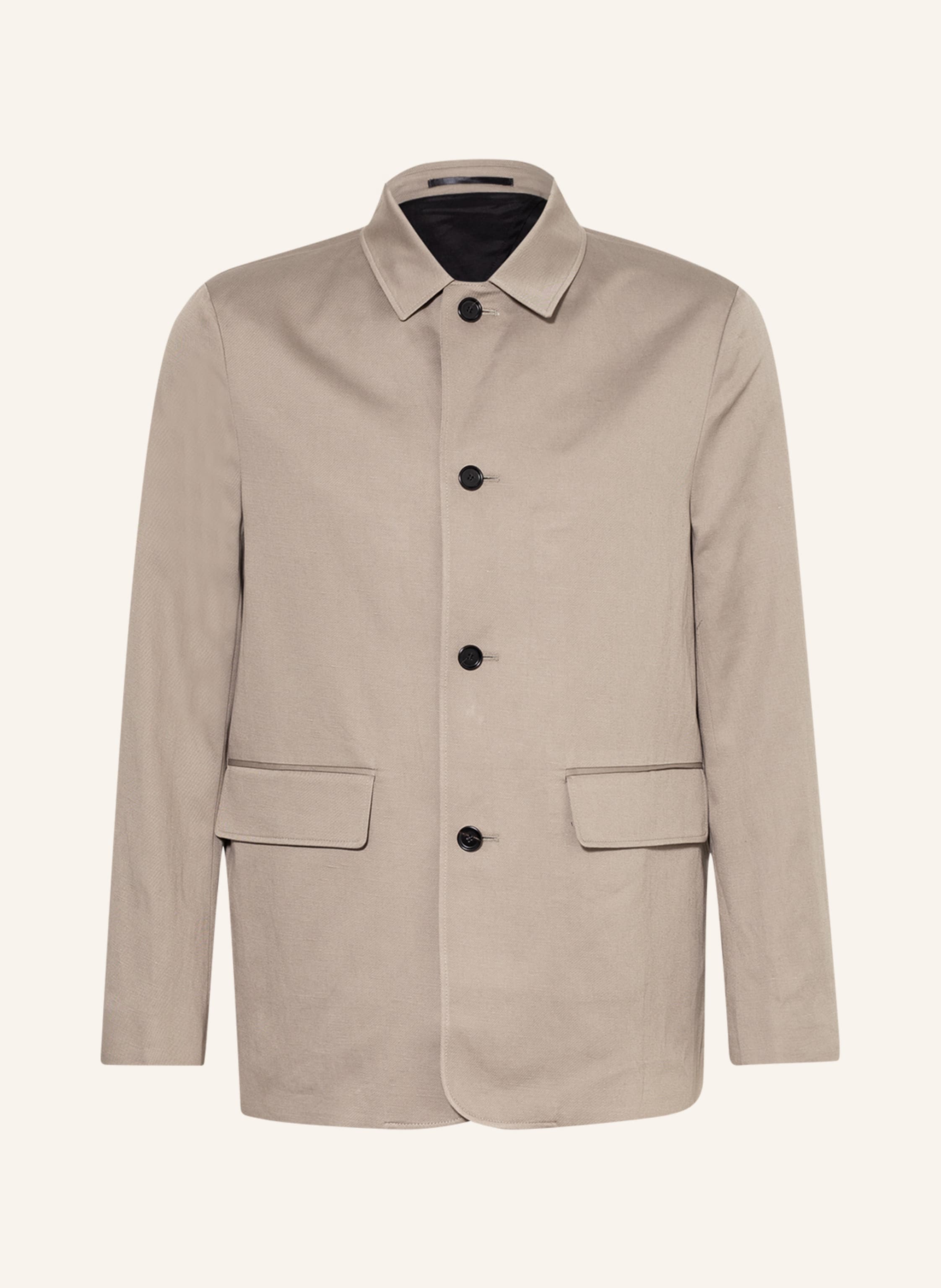 Filippa K Suit jacket NATE regular fit with linen in 9320 light taupe