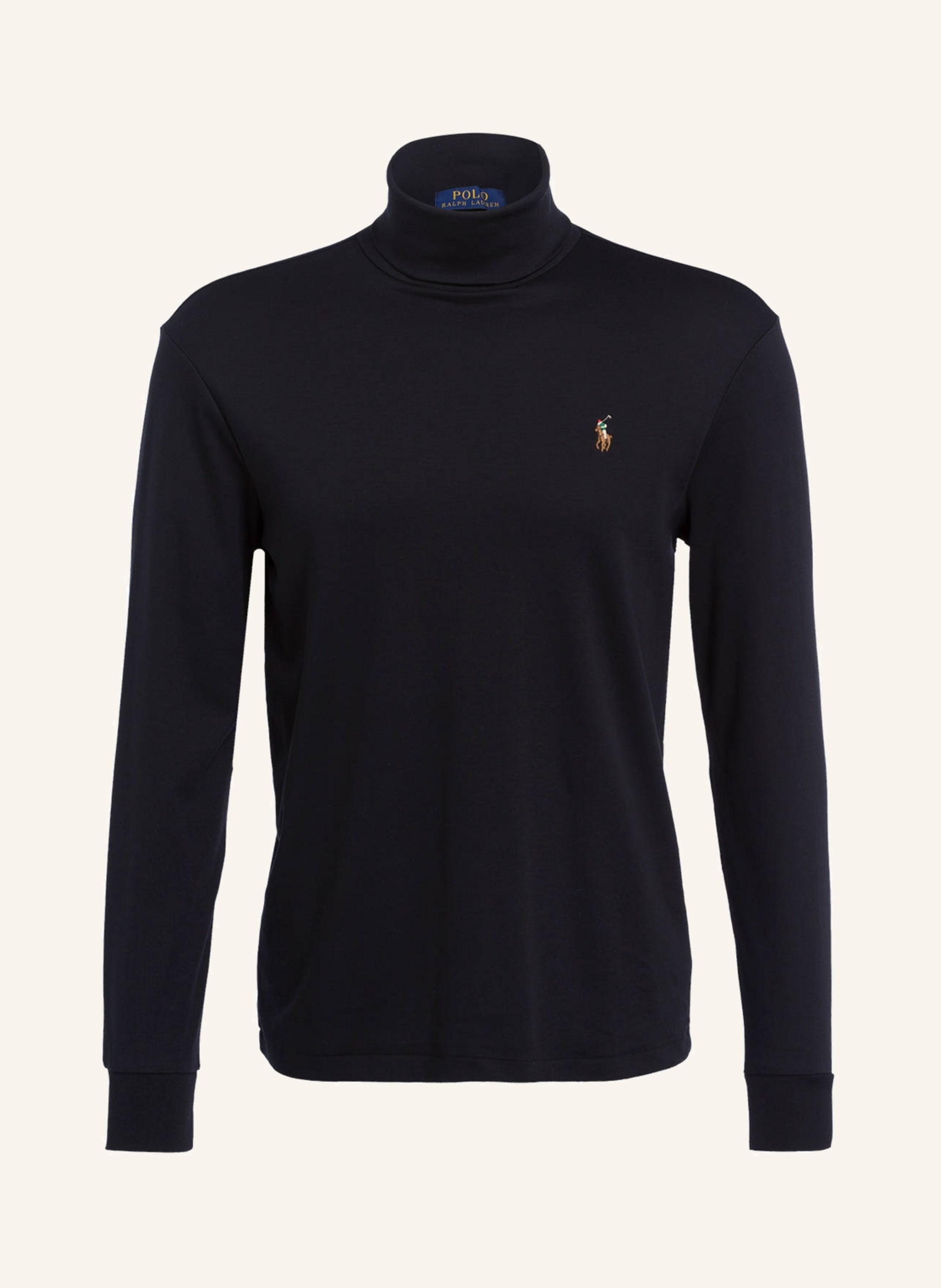 POLO RALPH LAUREN Turtleneck shirt in black
