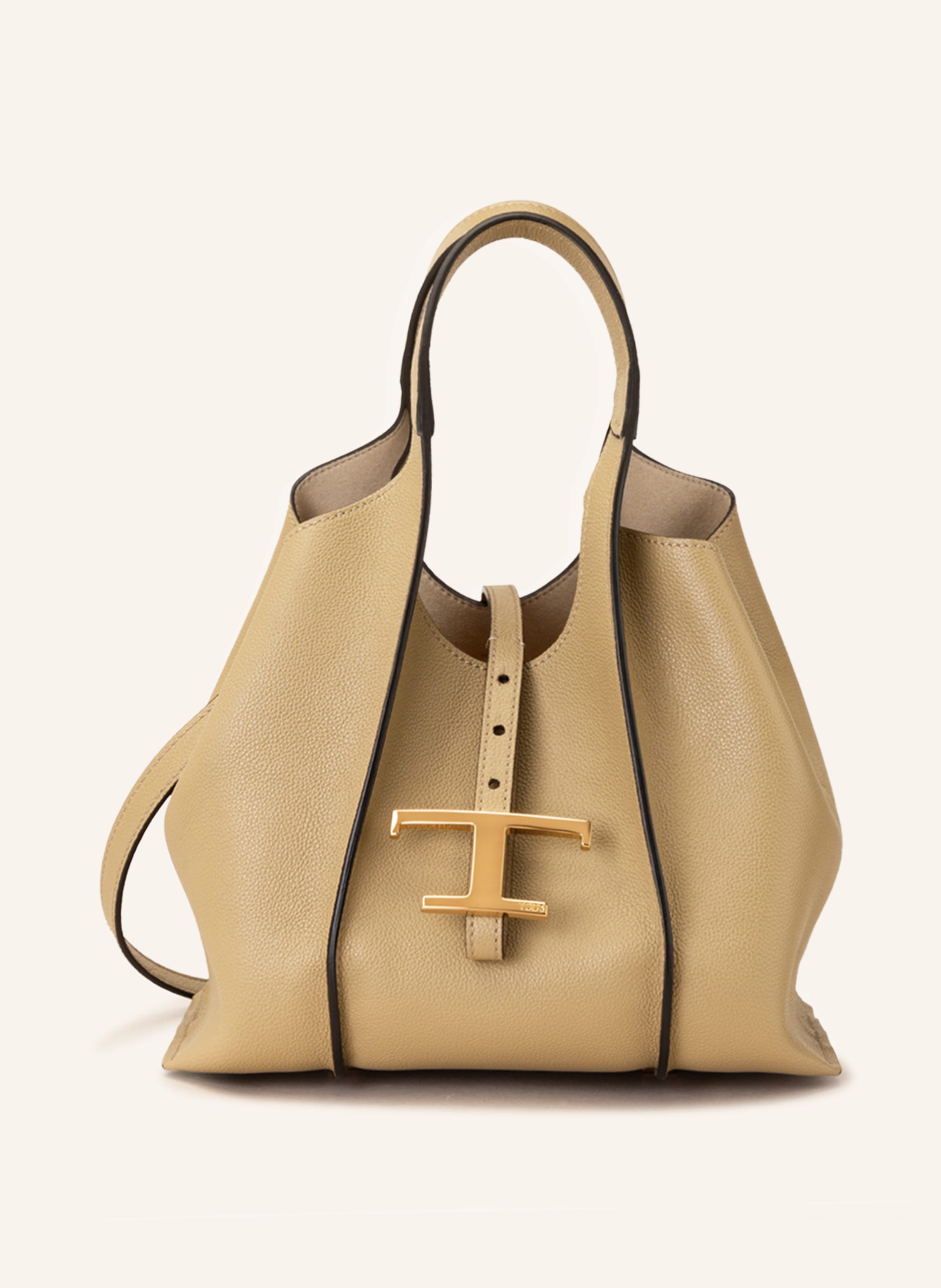 TOD'S Handbag TIMELESS MINI with pouch in beige
