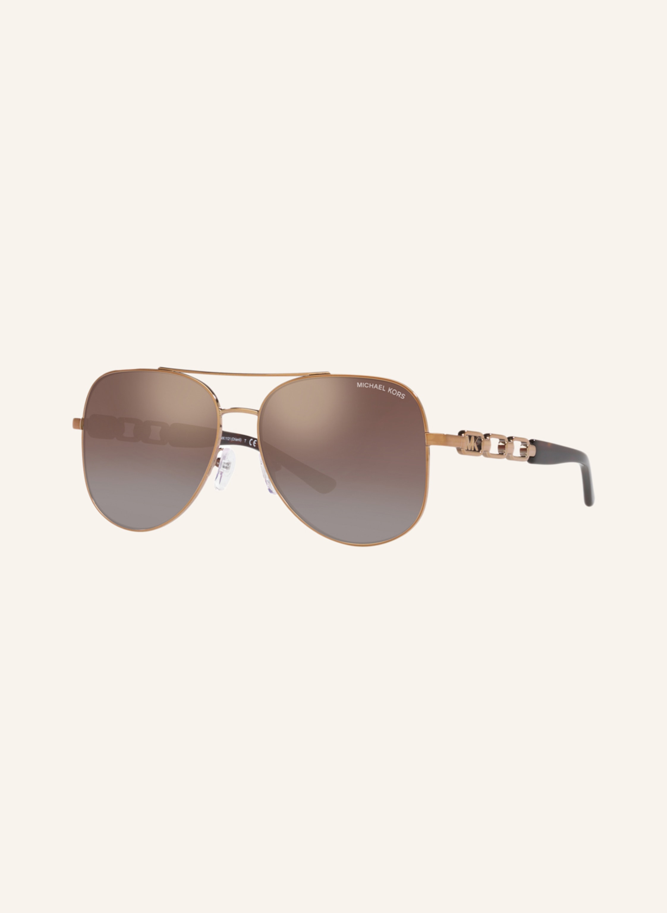 MICHAEL KORS Sonnenbrille MK1121 in 12136k bronze/ braun verspiegelt
