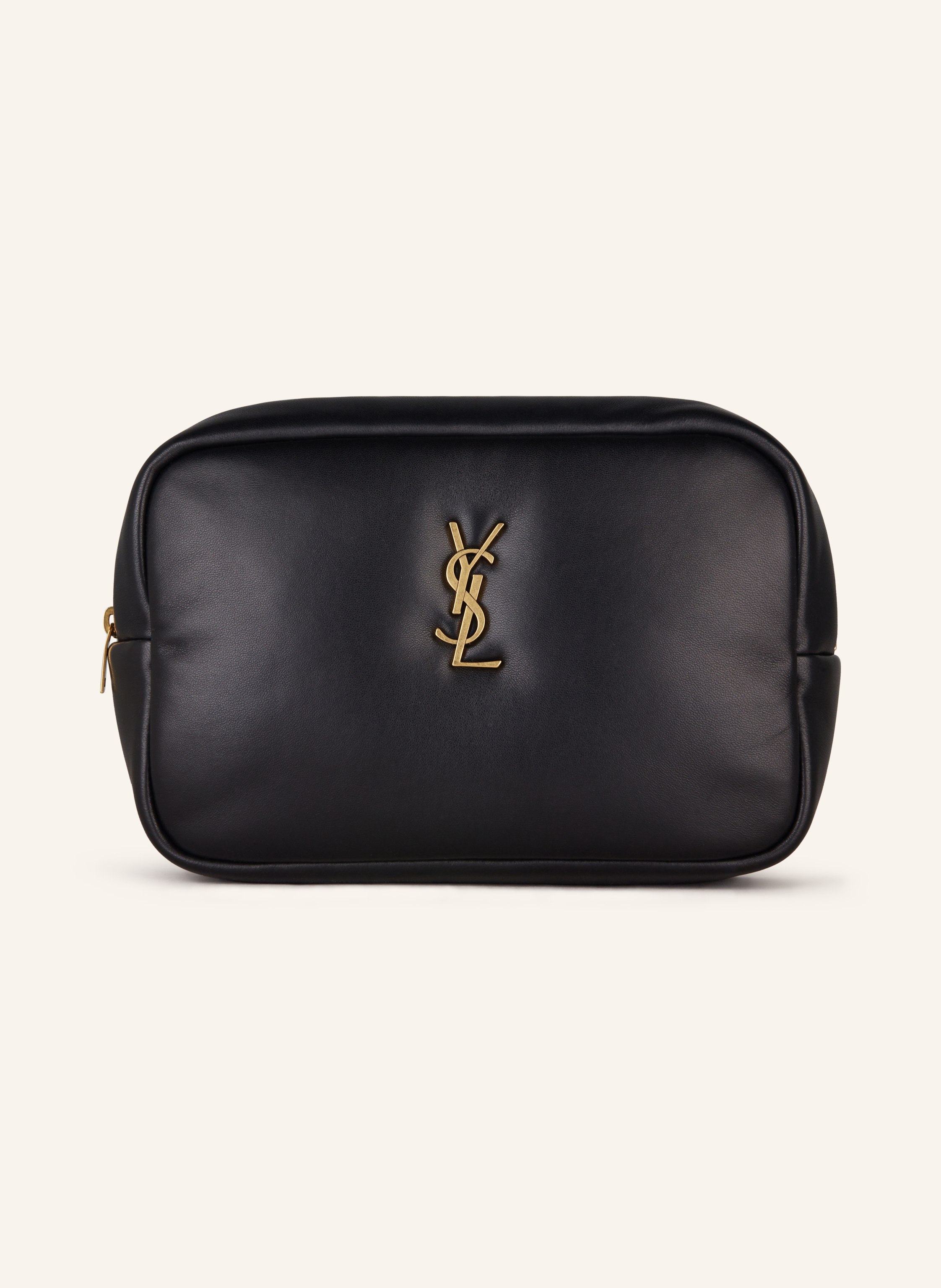 SAINT LAURENT Kosmetiktasche PILLOW TROUSSE in schwarz