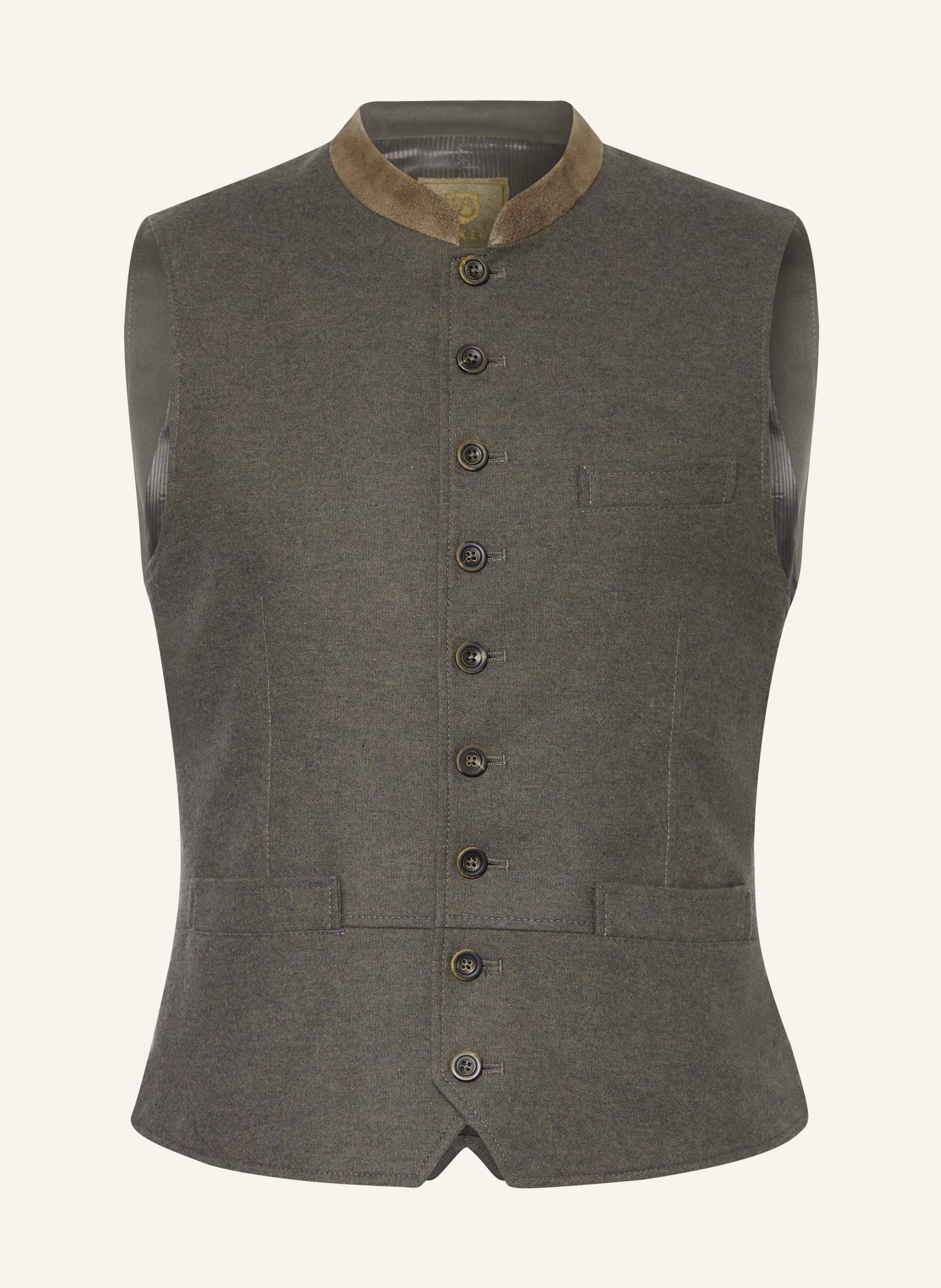 BECKERT Trachten vest CONNOR in khaki