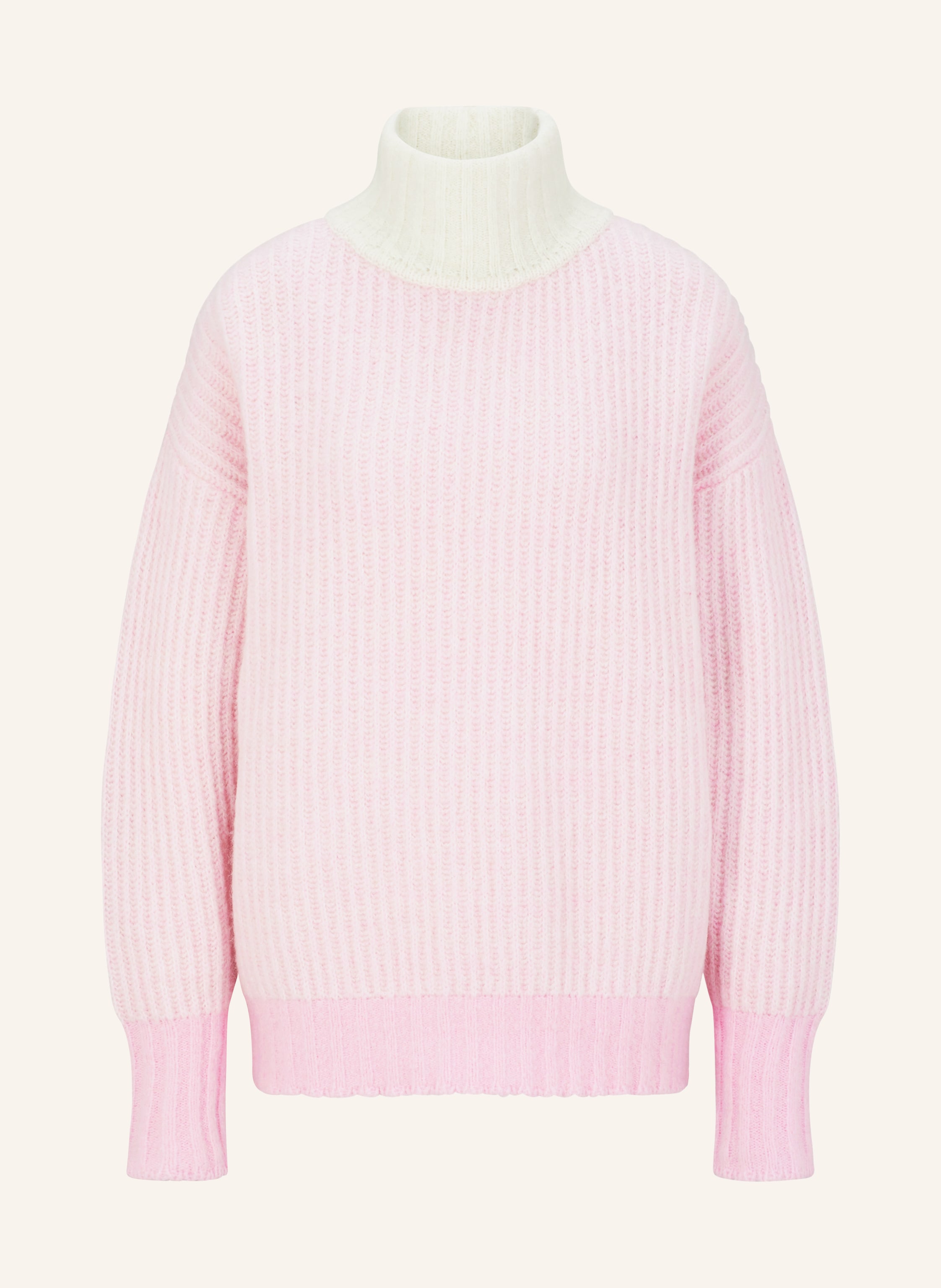 HUGO Sweater SHAMIA in white/ pink