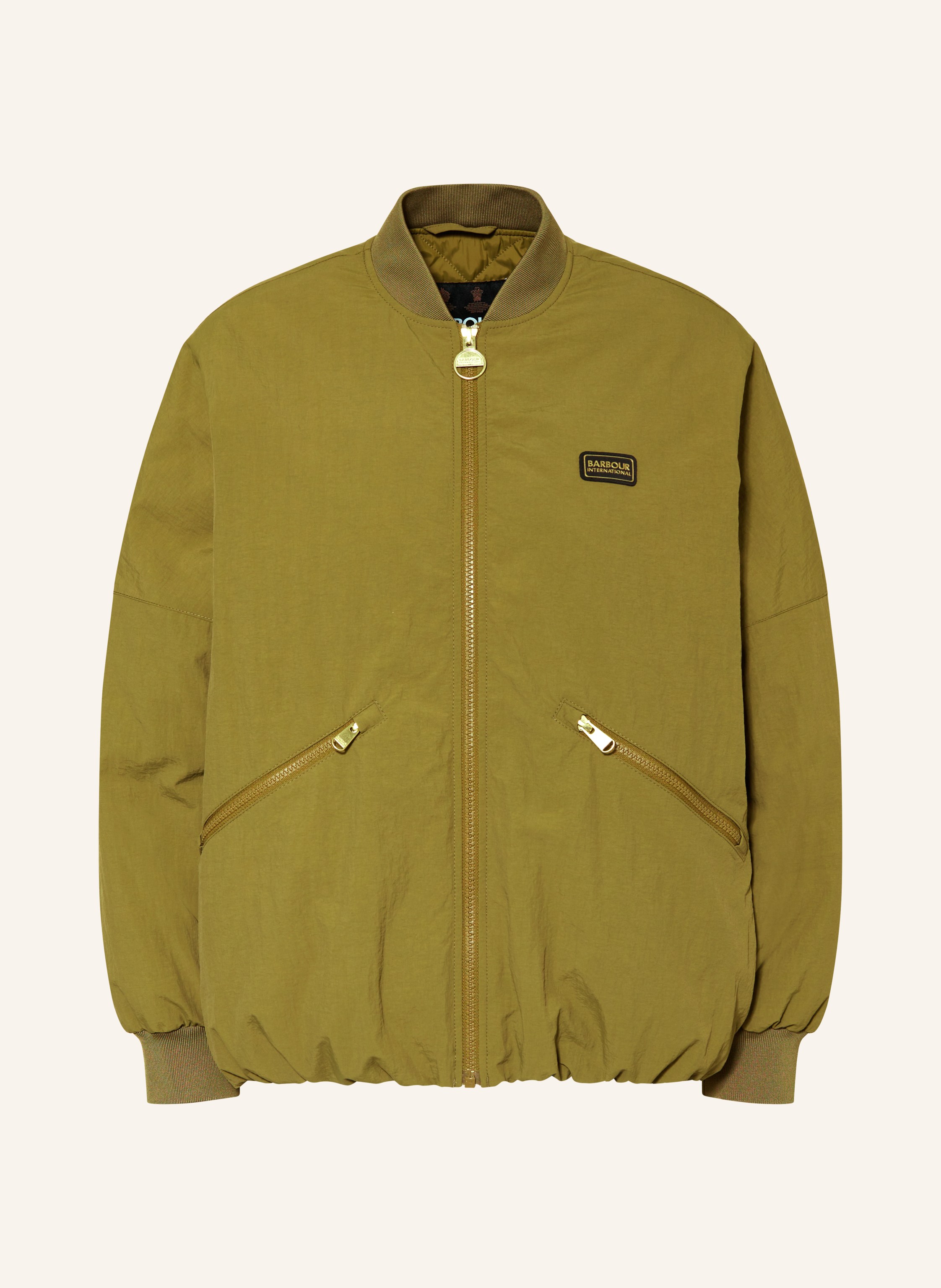 Barbour international bomber jacket store
