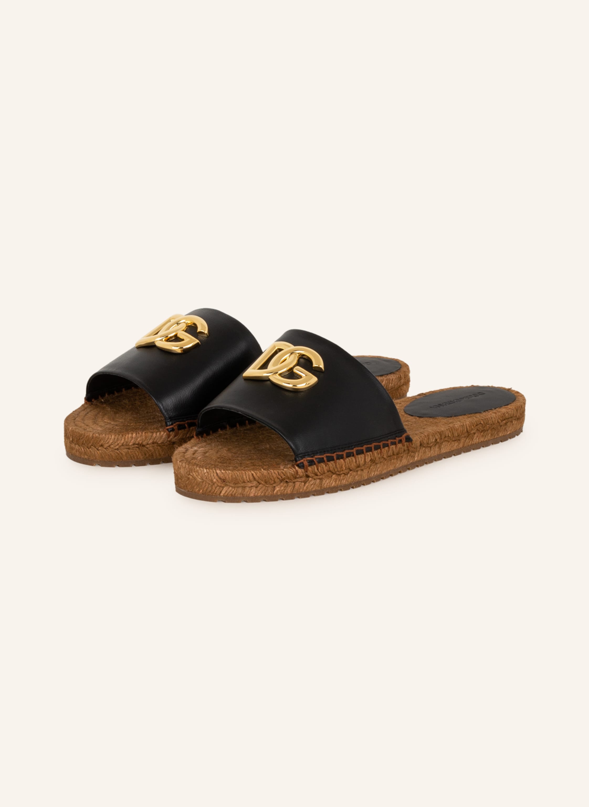 DOLCE & GABBANA Slides in black
