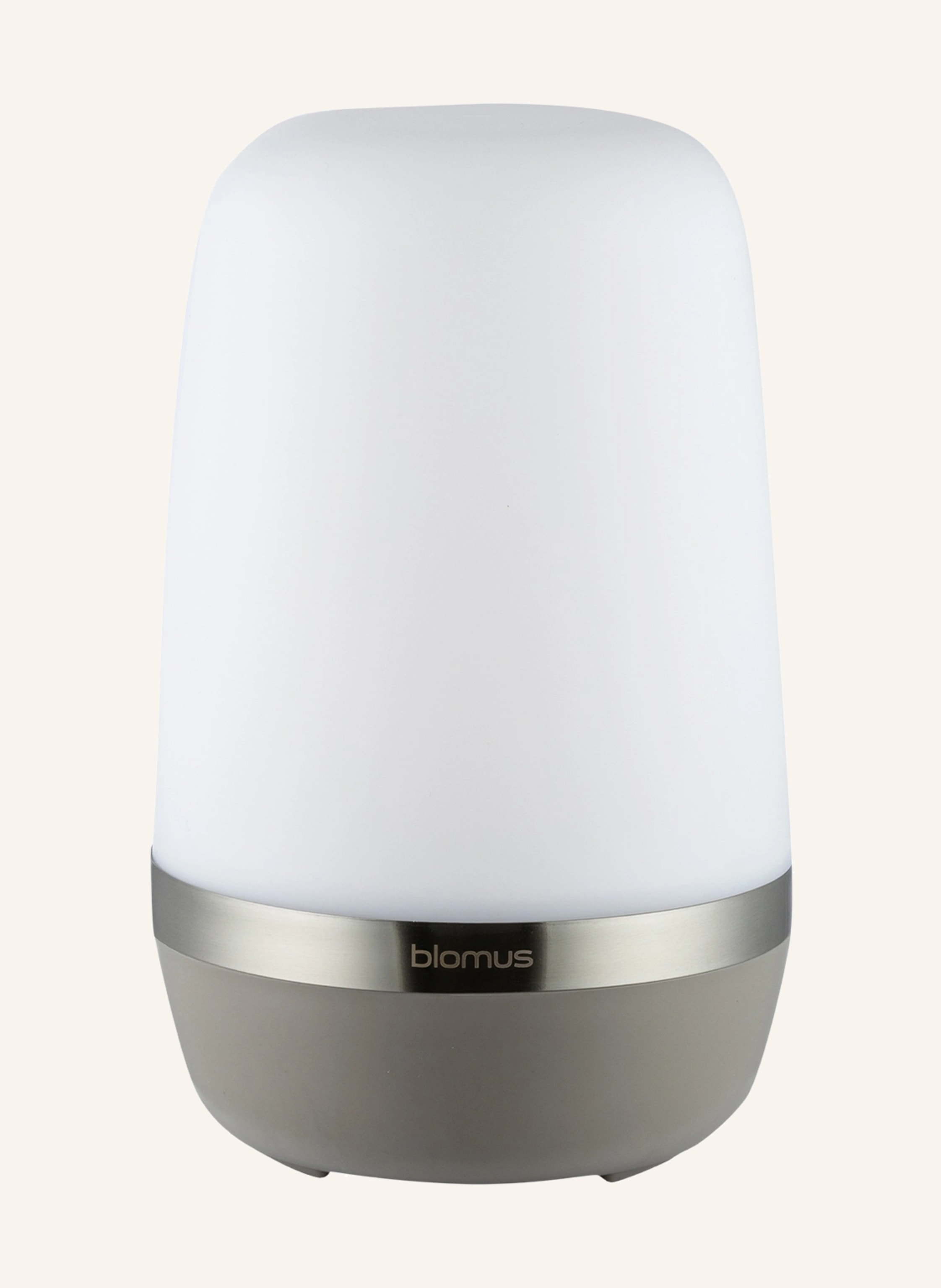 blomus Tischleuchte SPIRIT Höhe: 25 cm in weiss / platin / grau