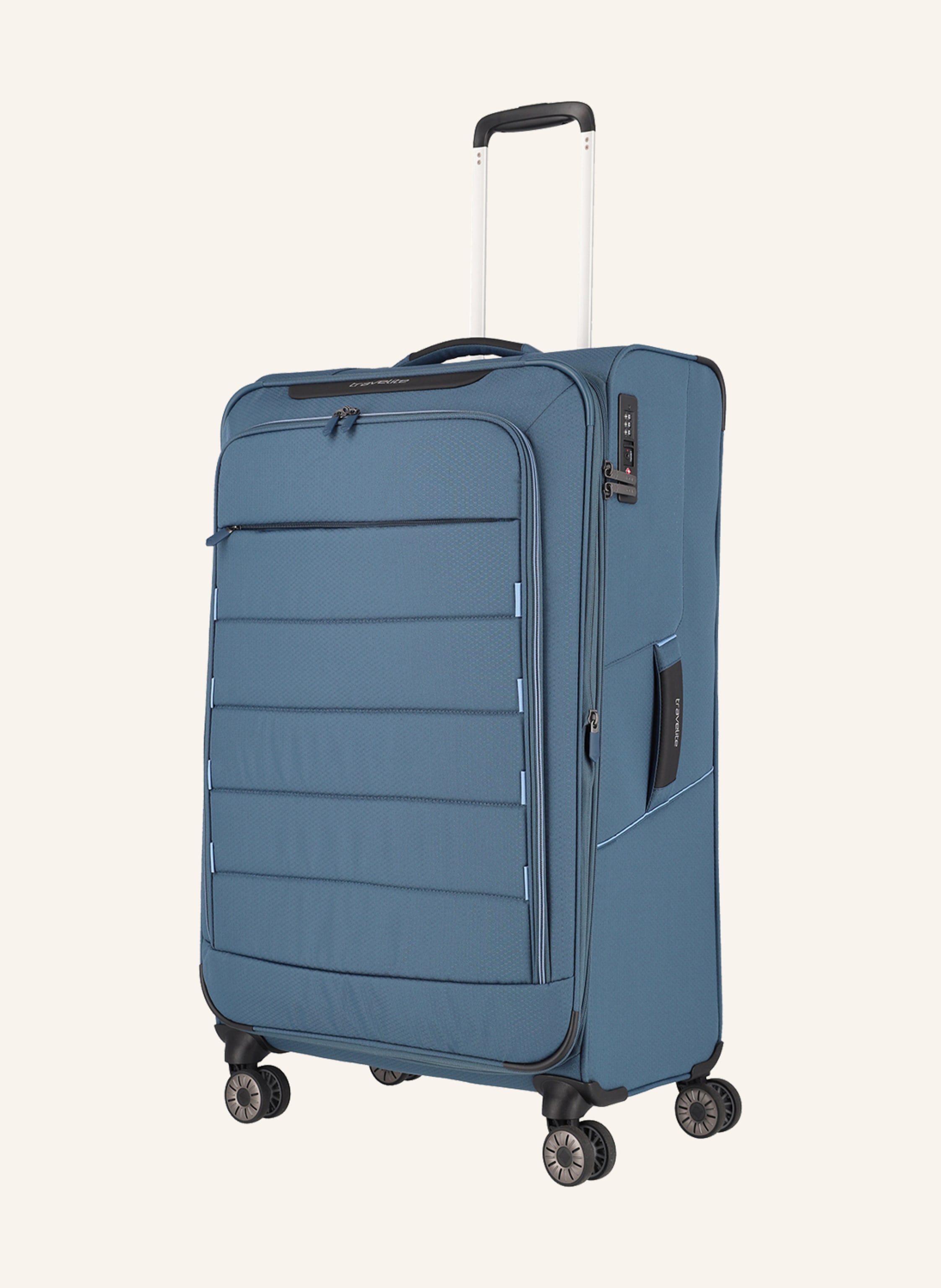 travelite Trolley SKAII 4W L in blau