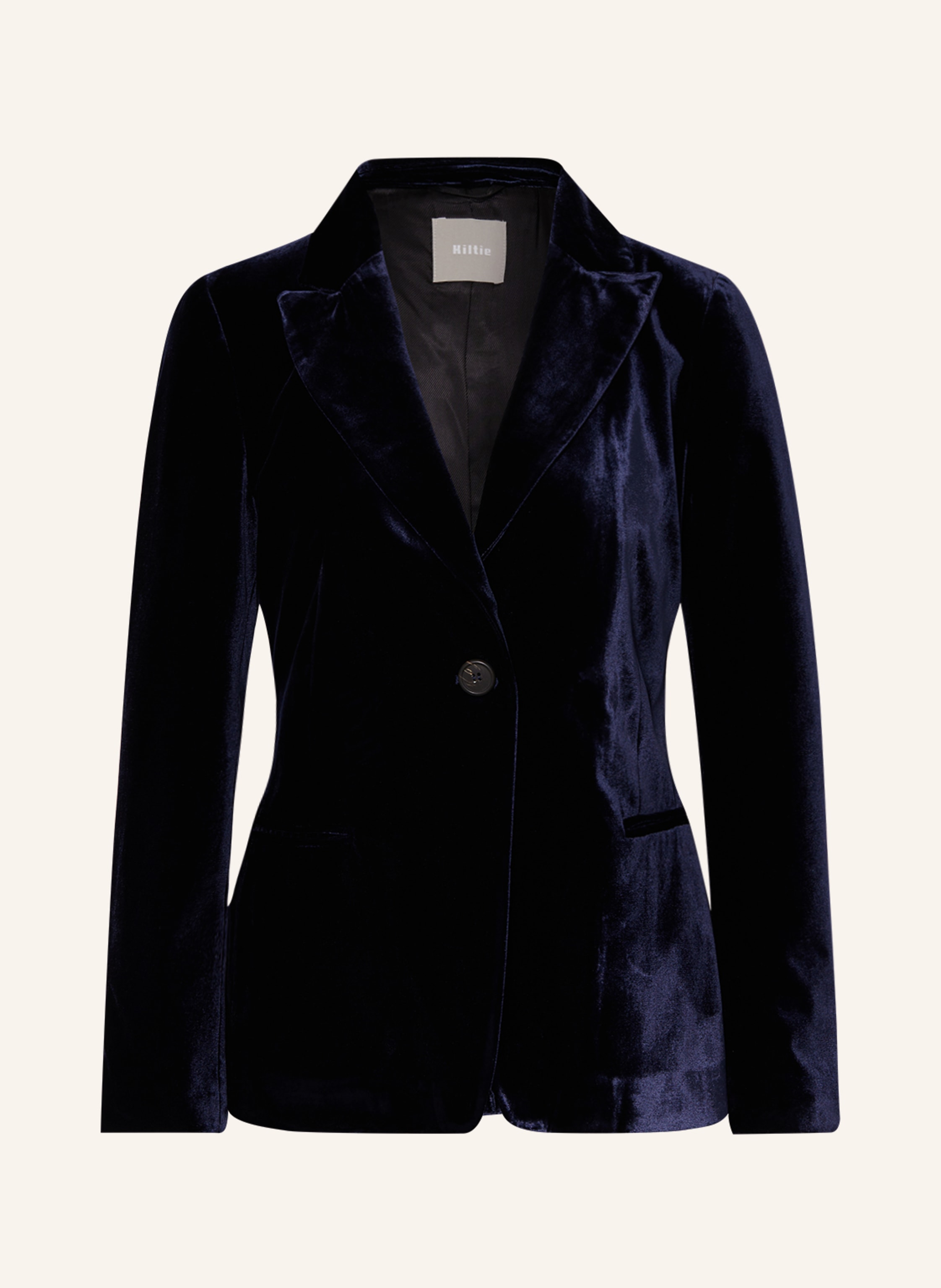 Kiltie Samtblazer in blau