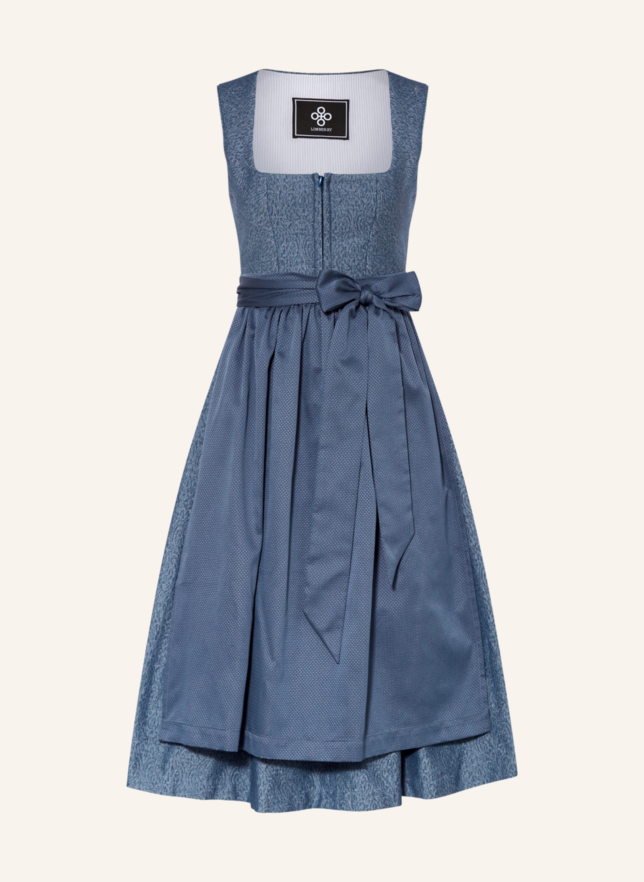 LIMBERRY Dirndl LUNA in blau/ blaugrau