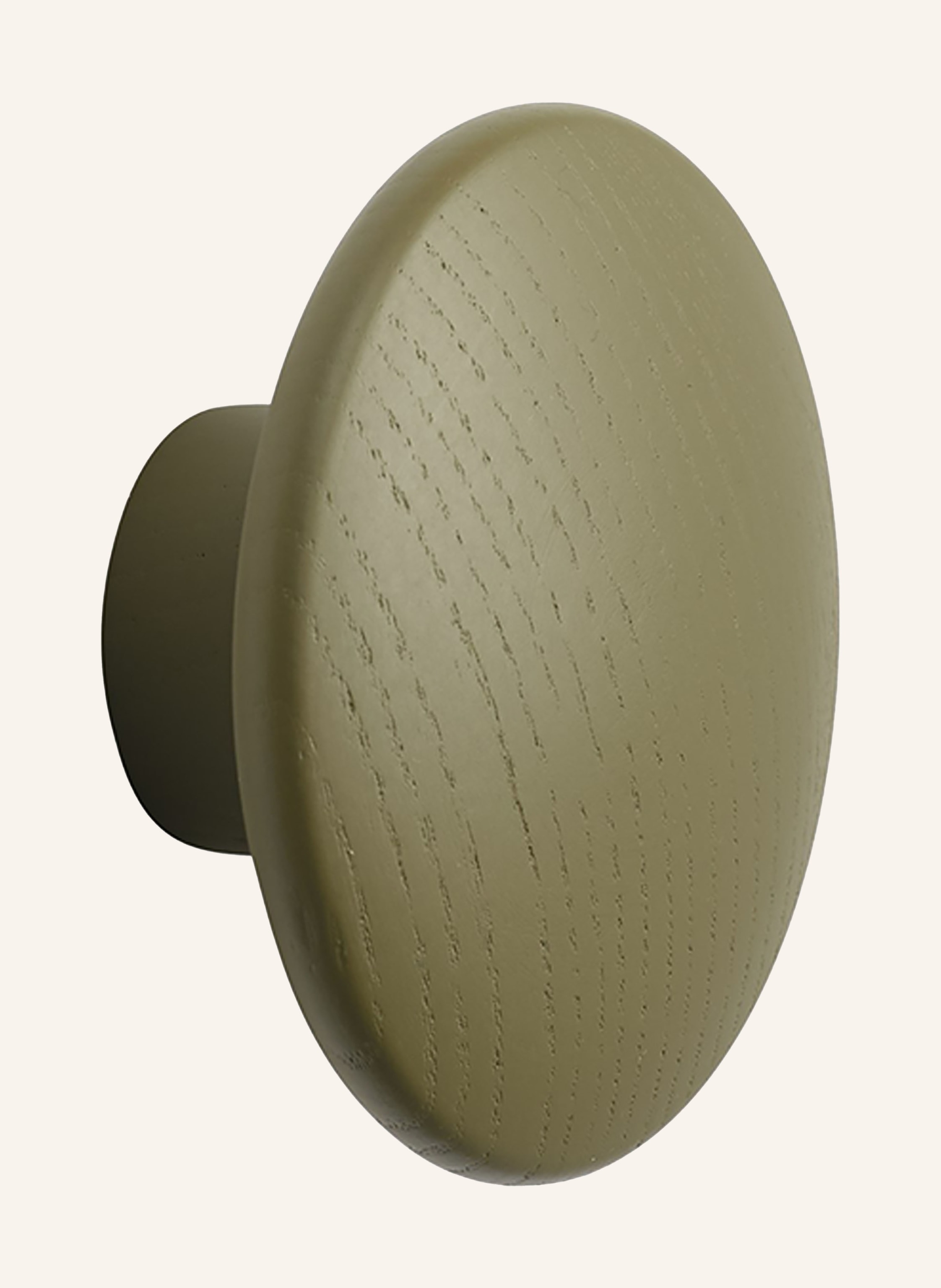 MUUTO Wall hooks DOTS WOOD in green/ brown