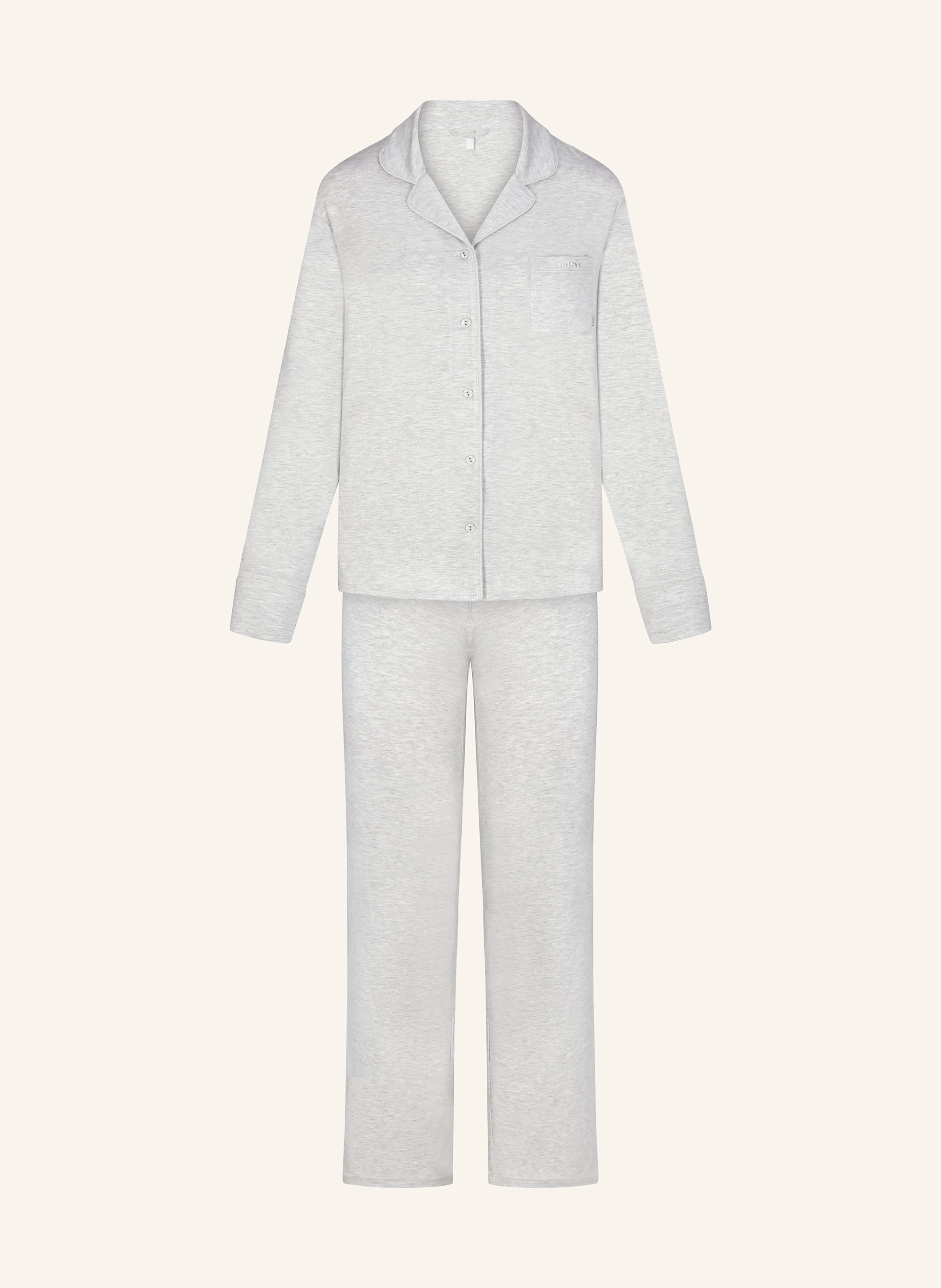 SKIMS Schlafanzug SKIMS SLEEP in light heather grey