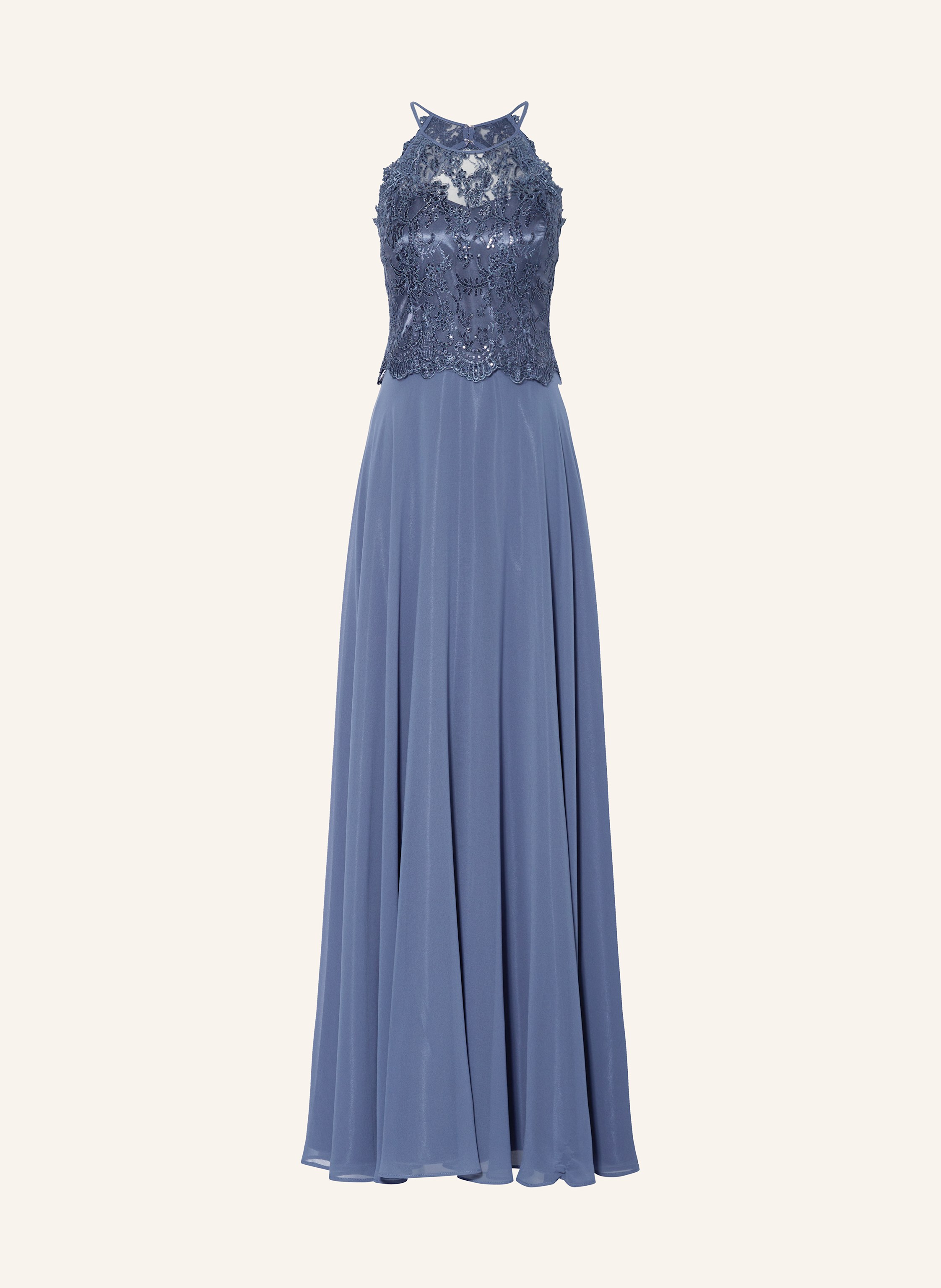 Verwunderlich Vera Mont Abendkleid Blau Bilder