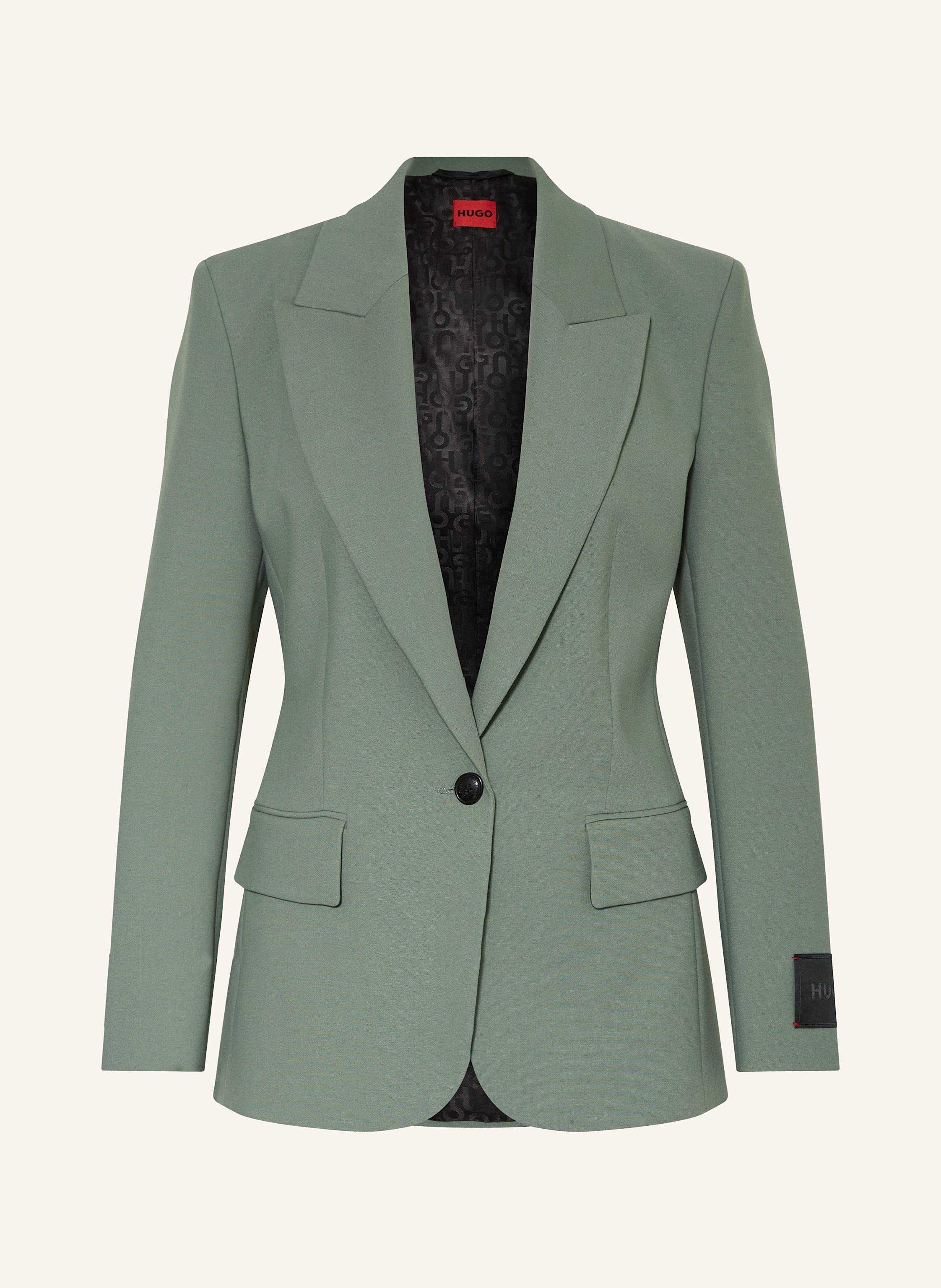 HUGO Jerseyblazer ANTEGA in dunkelgrün