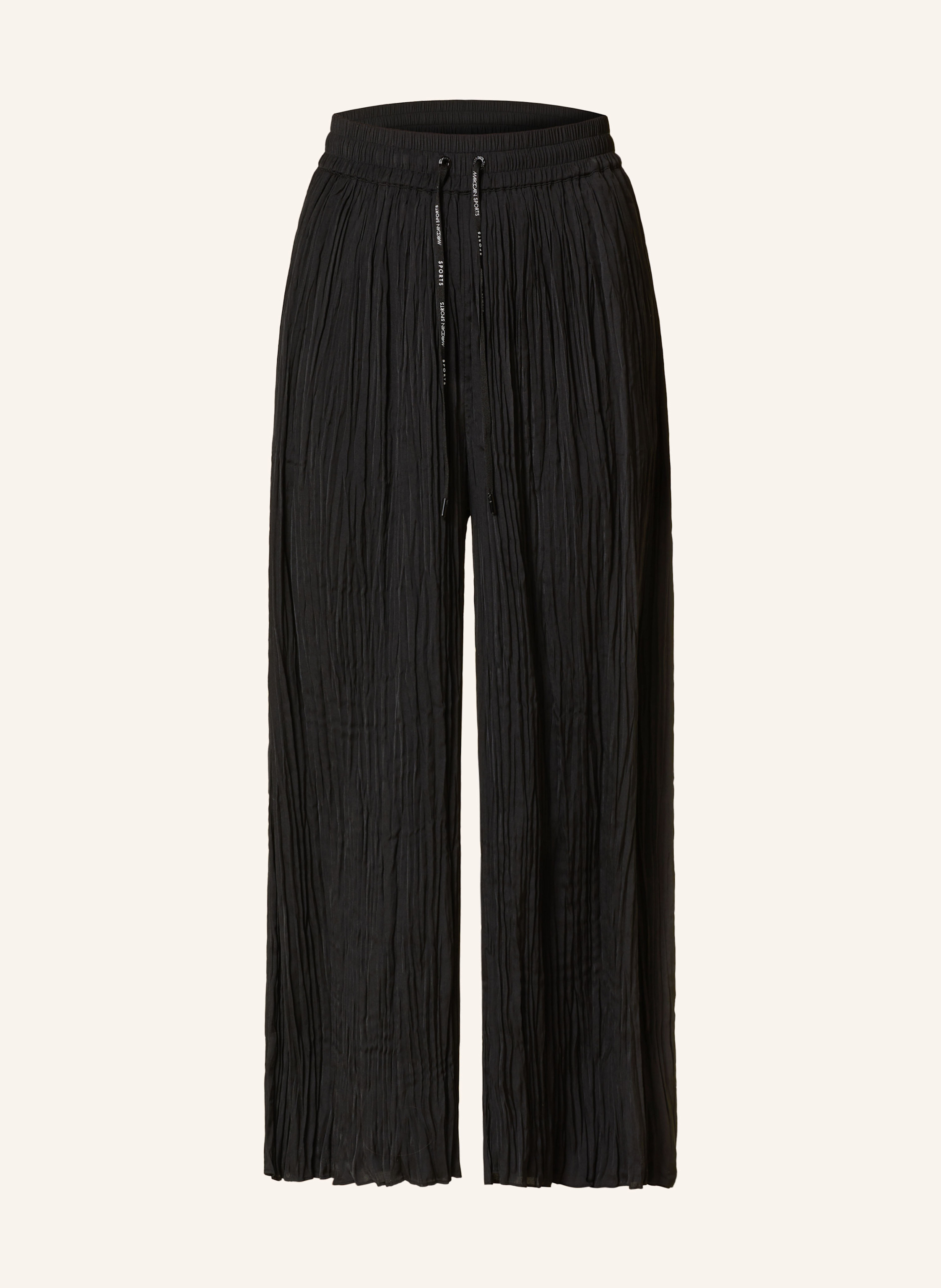 MARC CAIN Culotte WOLIN mit Plissees in 900 black