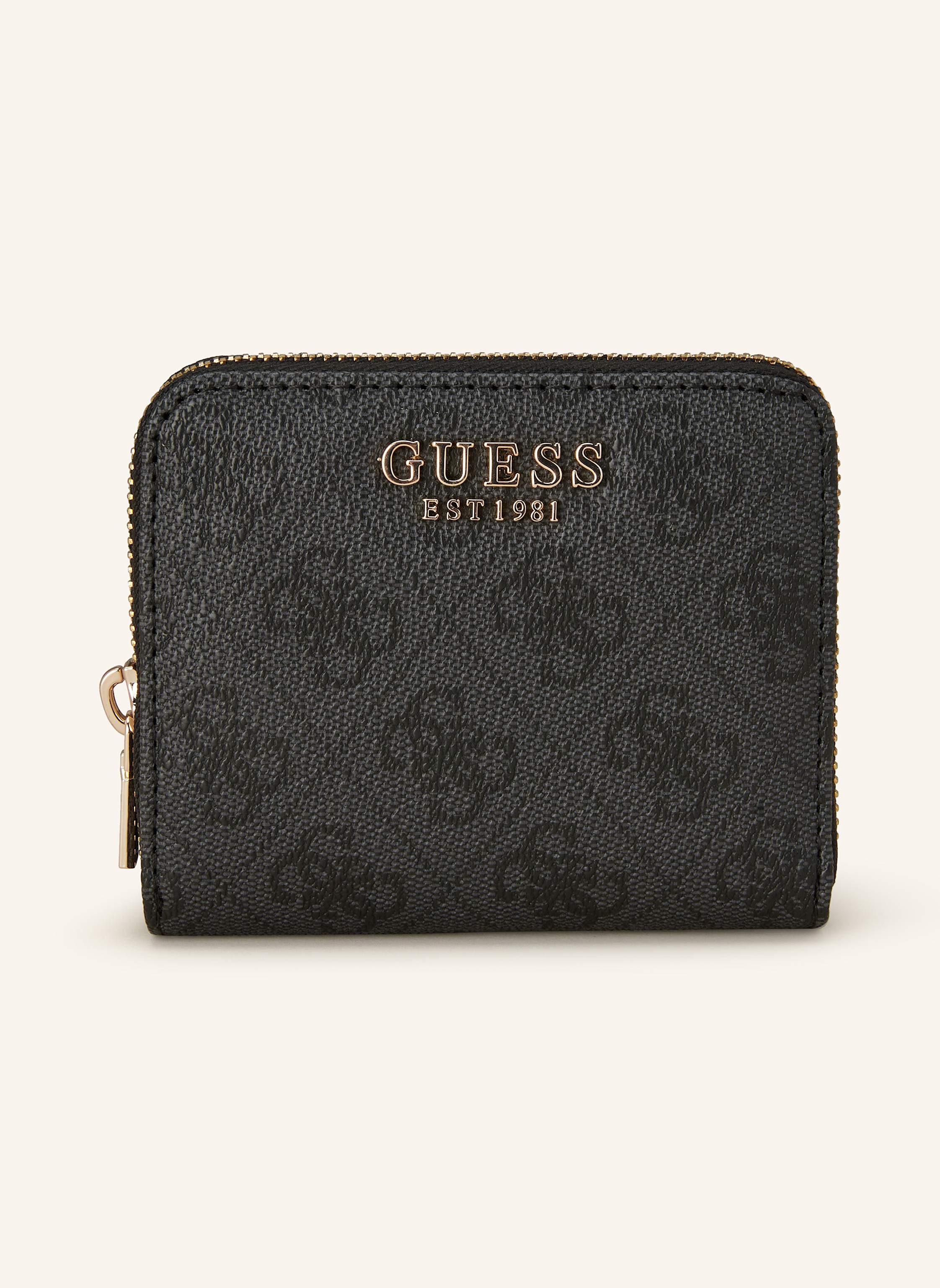 GUESS Geldbörse LAUREL in grau/ dunkelgrau