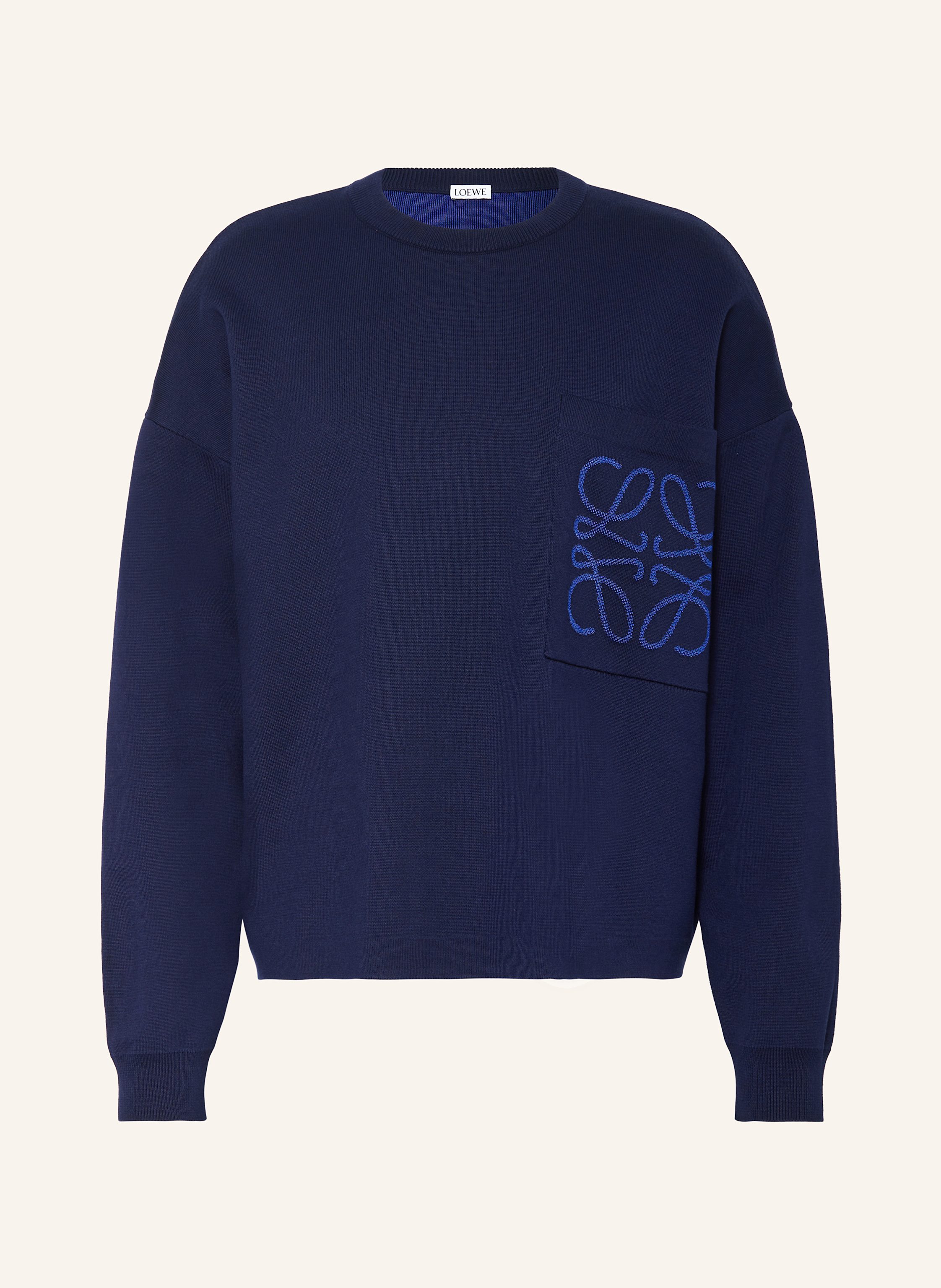 LOEWE Pullover in dunkelblau