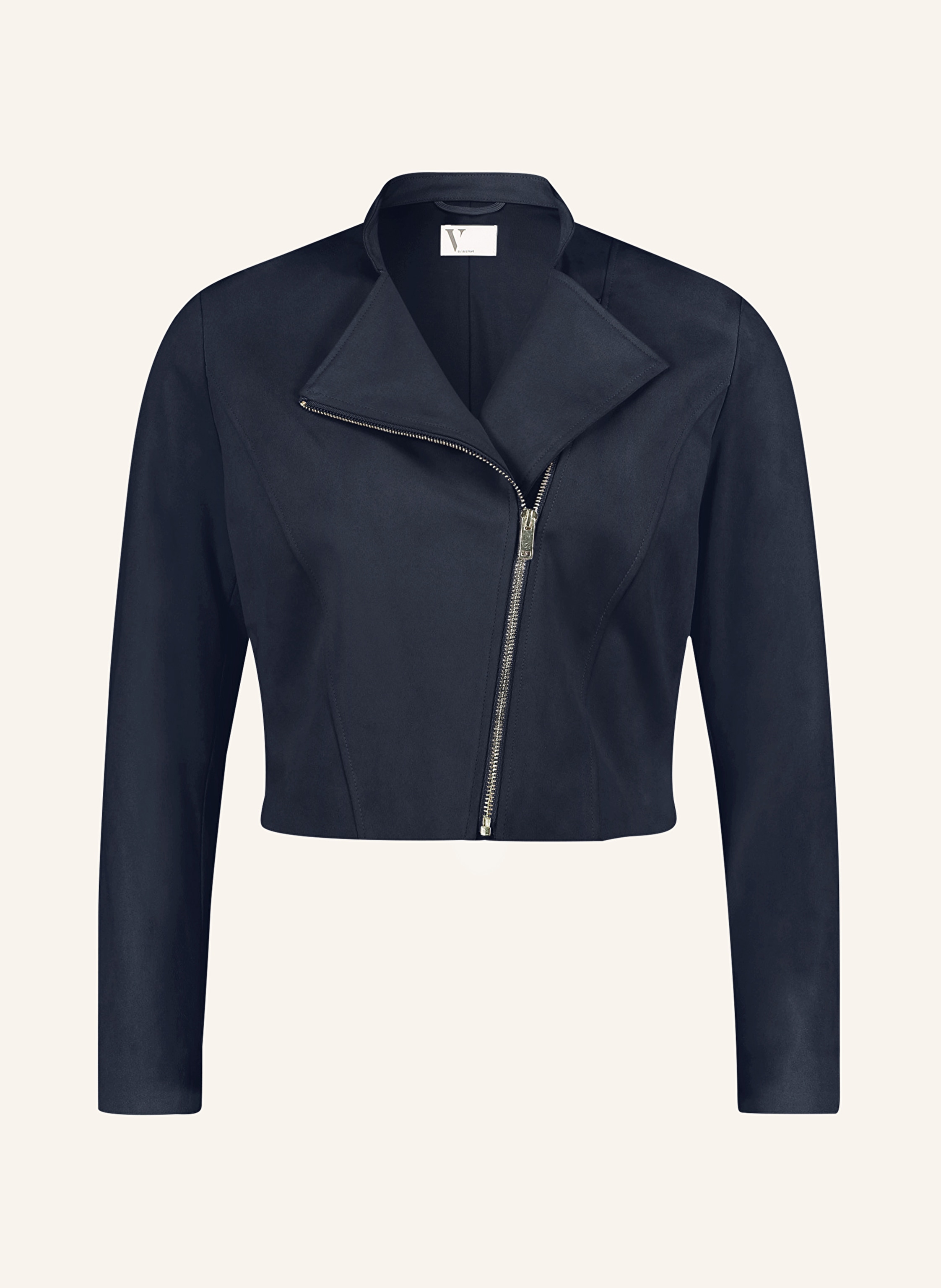 V by Vera Mont Cropped jacket in dark blue