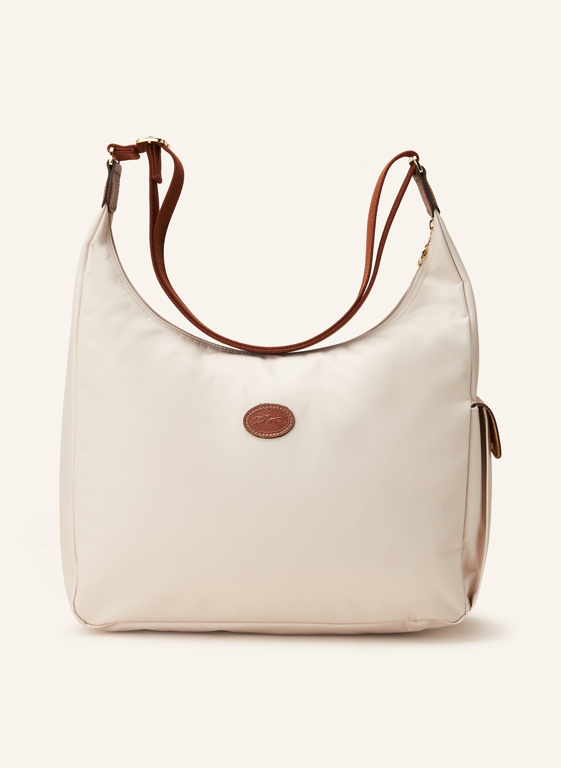 LONGCHAMP Hobo-Bag PLIAGE in creme / braun