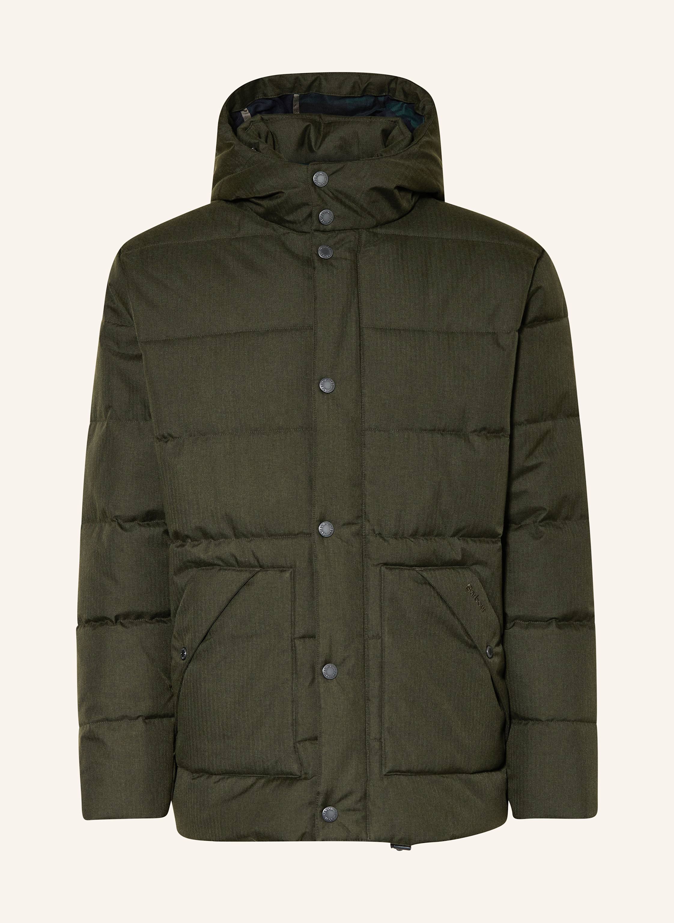 Barbour down filled jackets store