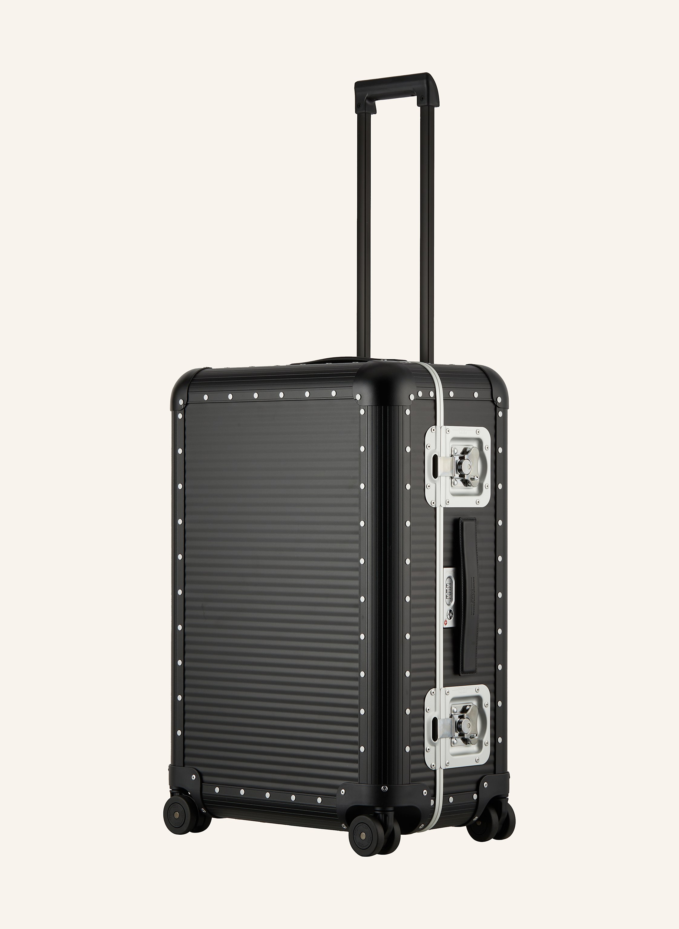 FPM Milano Trolley BANK SPINNER 68 Größe: 68 cm, 68 l in schwarz / silber