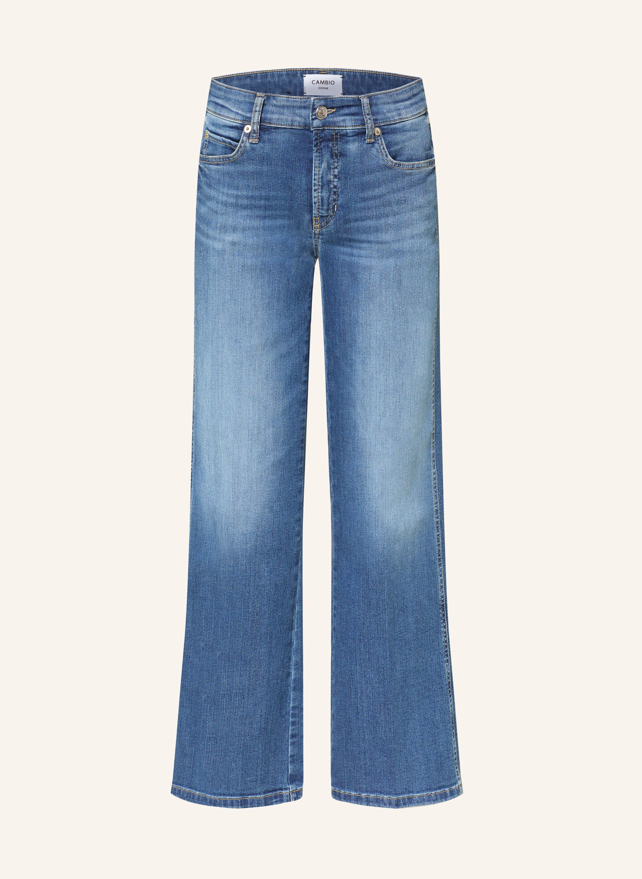 CAMBIO Flared Jeans FRANCESCA in 5102 medium contrast splinted