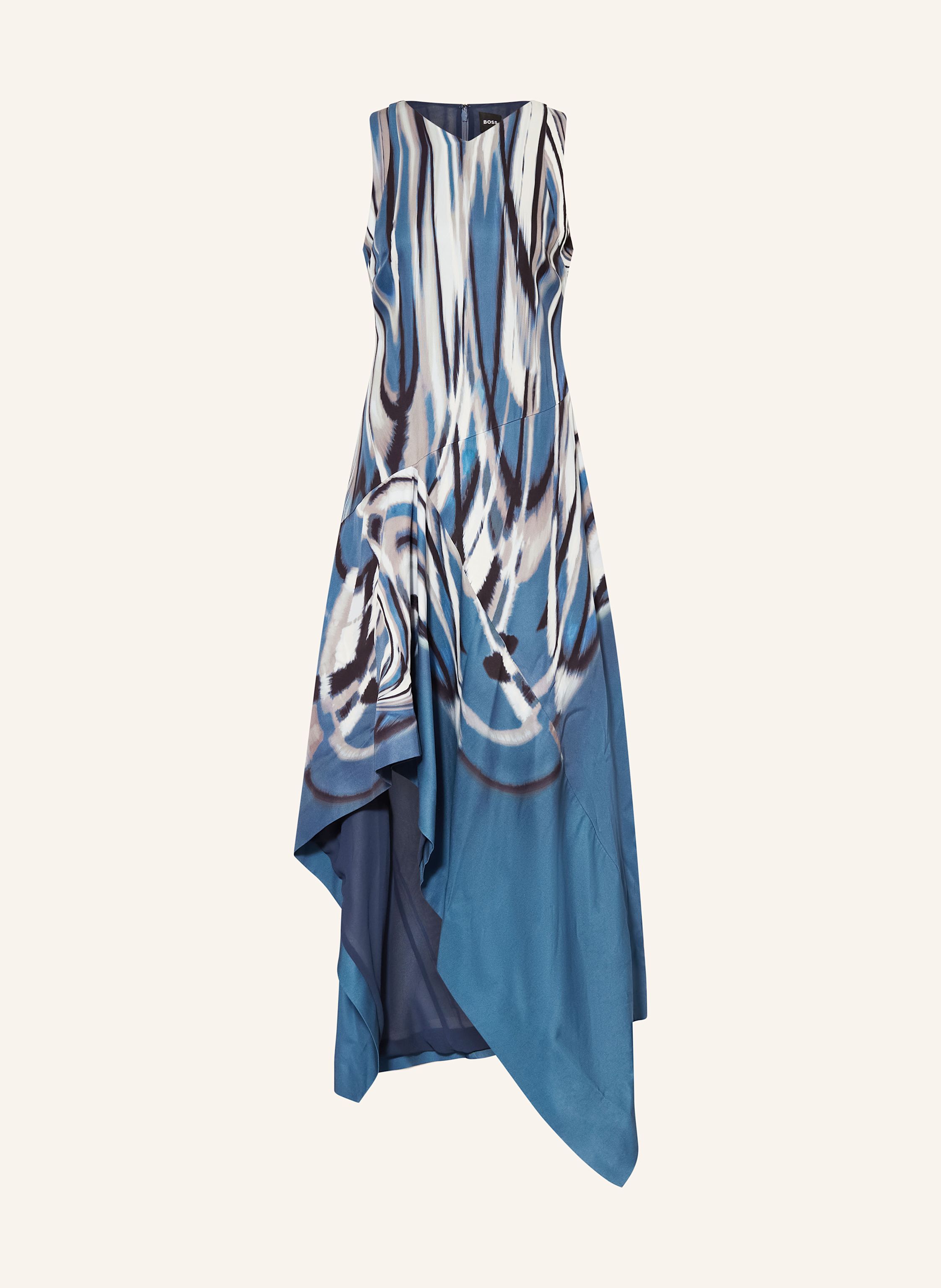 BOSS Kleid DONARIA in creme / blau / schwarz
