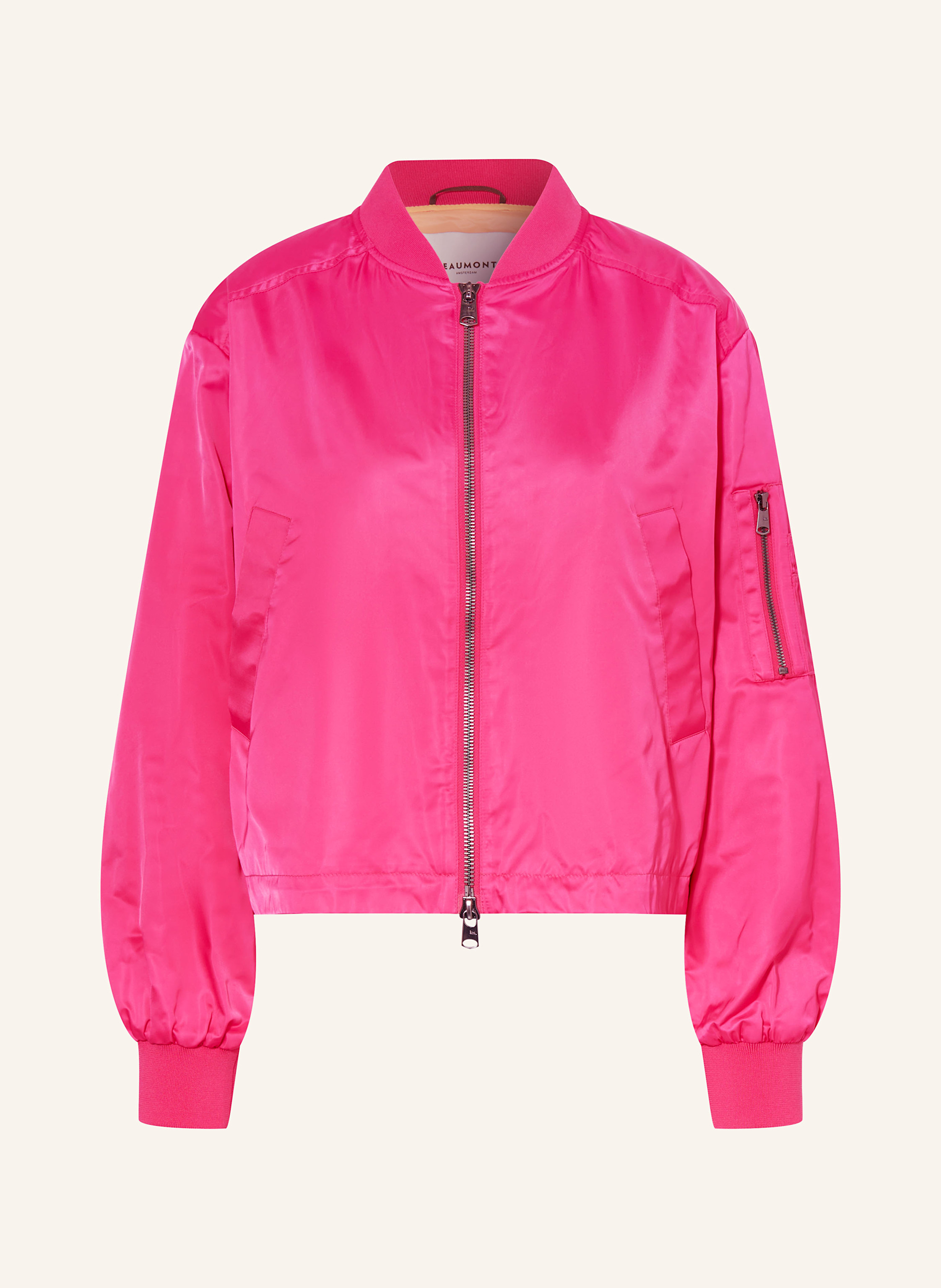 hot pink box jacket