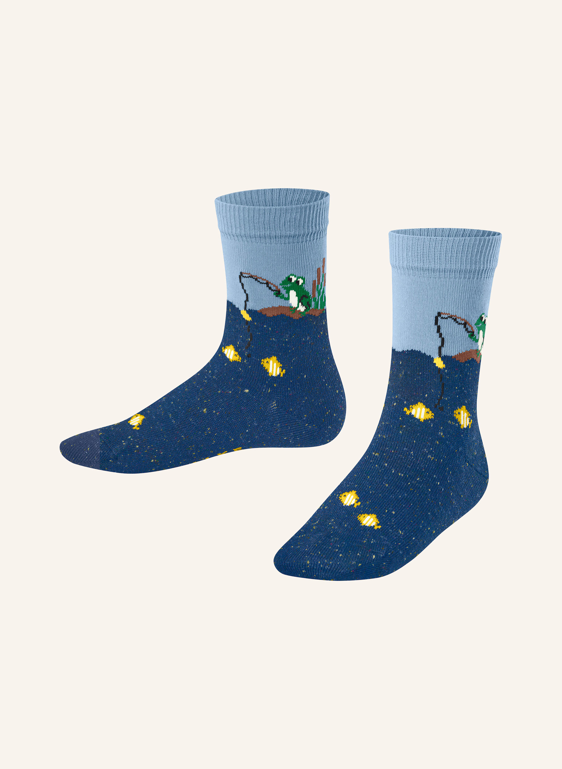 FALKE Socken FISHING FROG KIDS in 6290 crystal bl