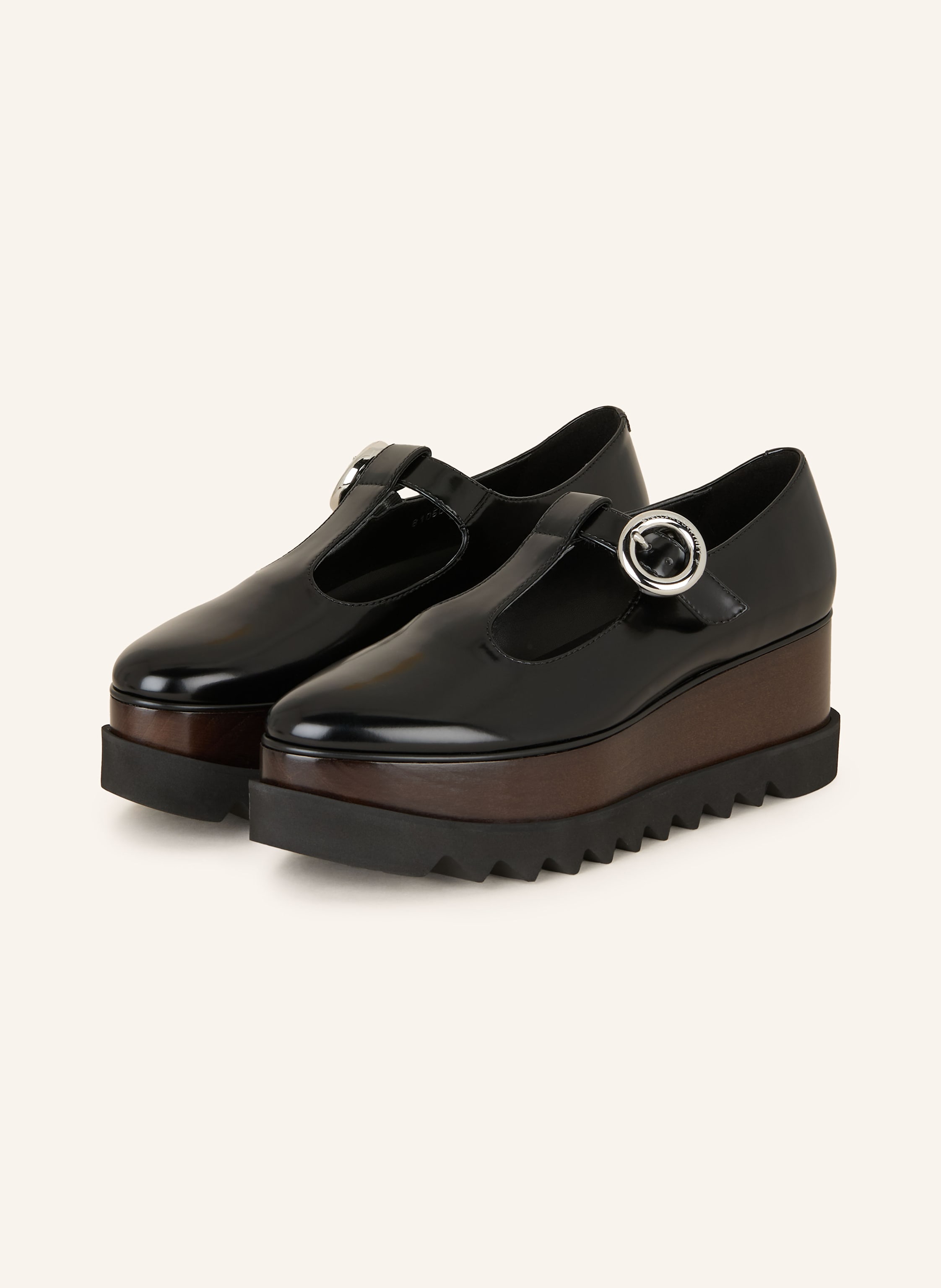 STELLA McCARTNEY Plateau-Loafer ELYSE in schwarz