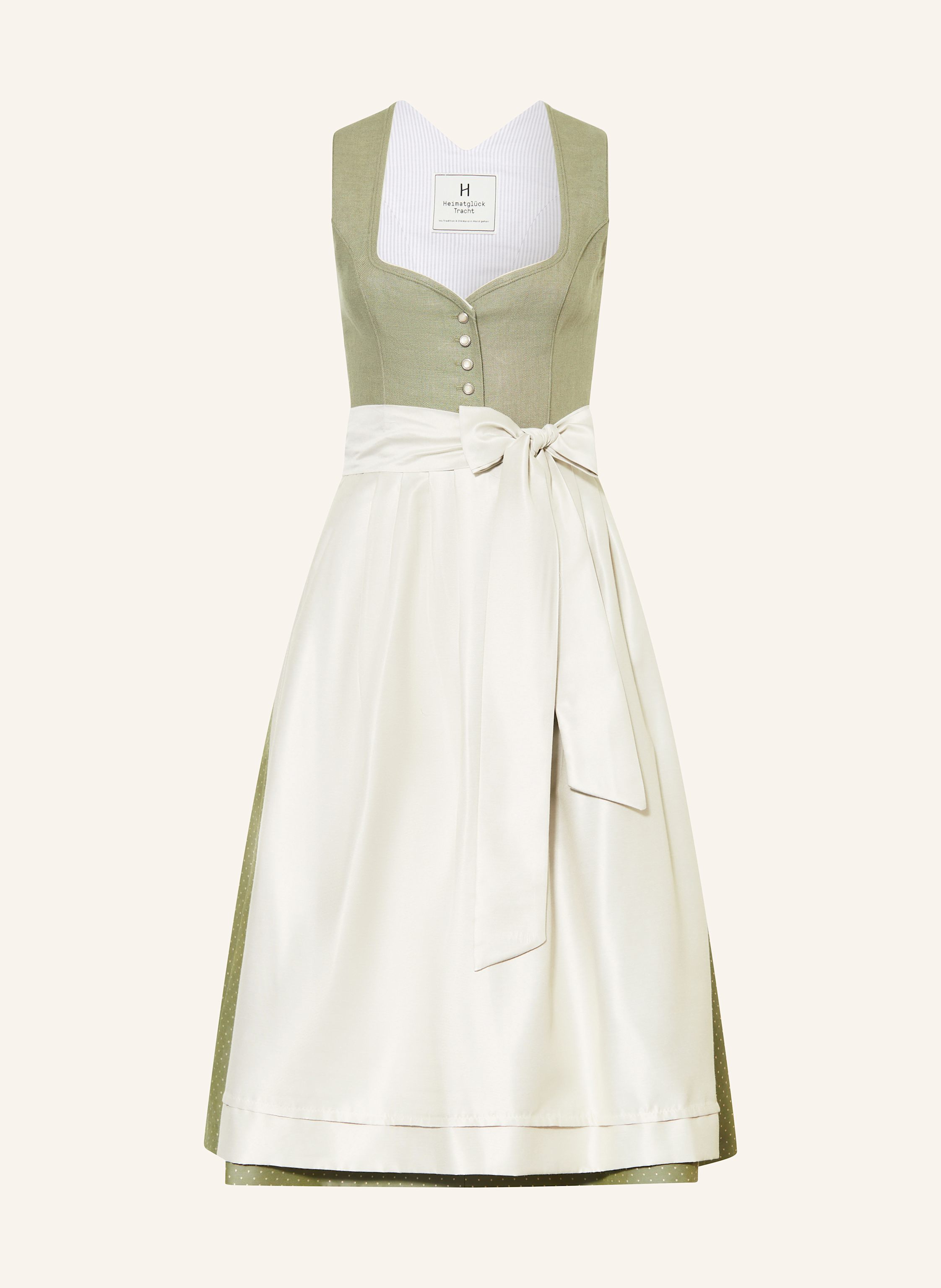 Heimatglück Tracht Dirndl VIVIENNE in oliv