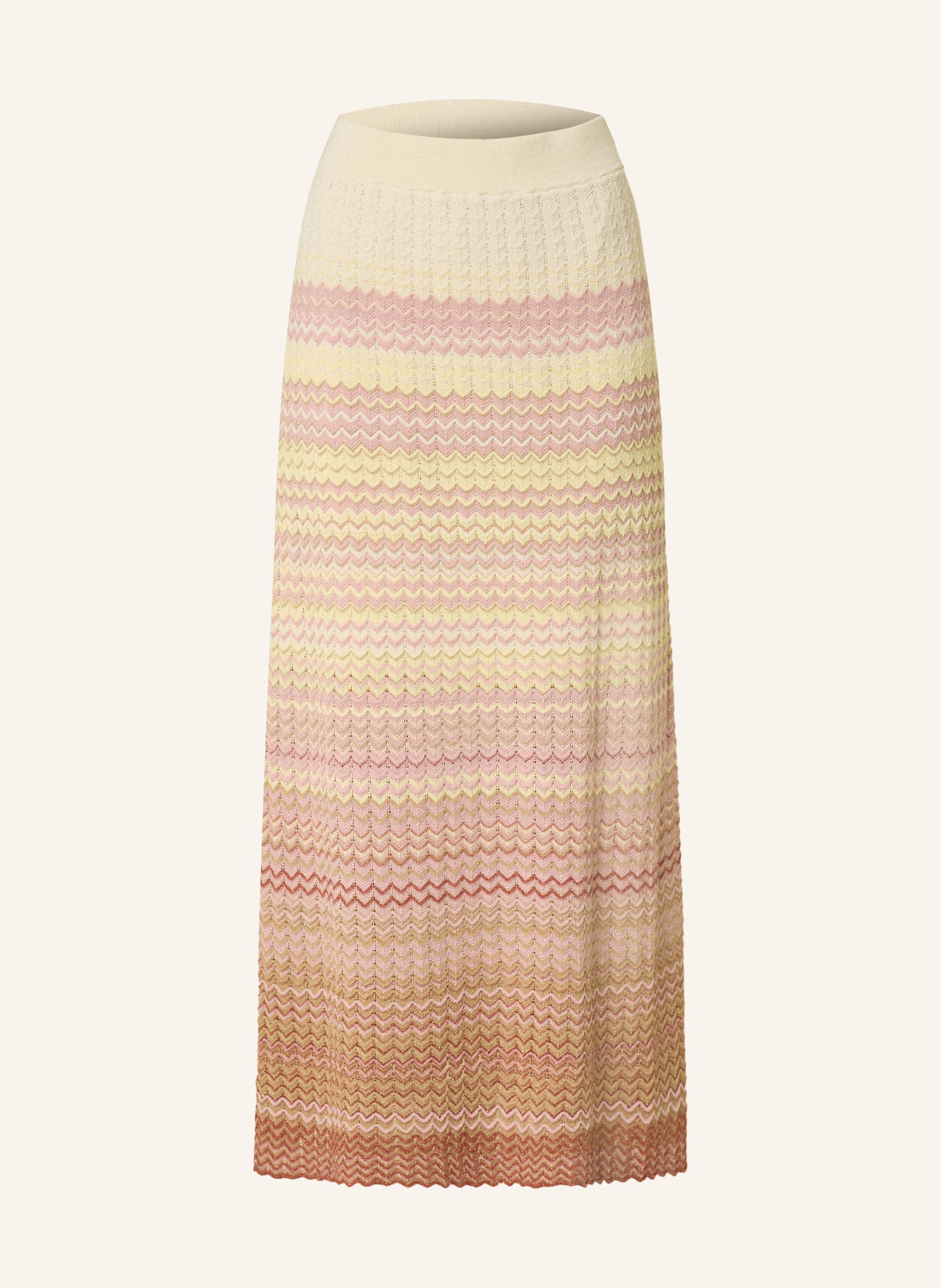 MOS MOSH Rock MMHOPI mit Glitzergarn in rosé/ gelb/ dunkelrot