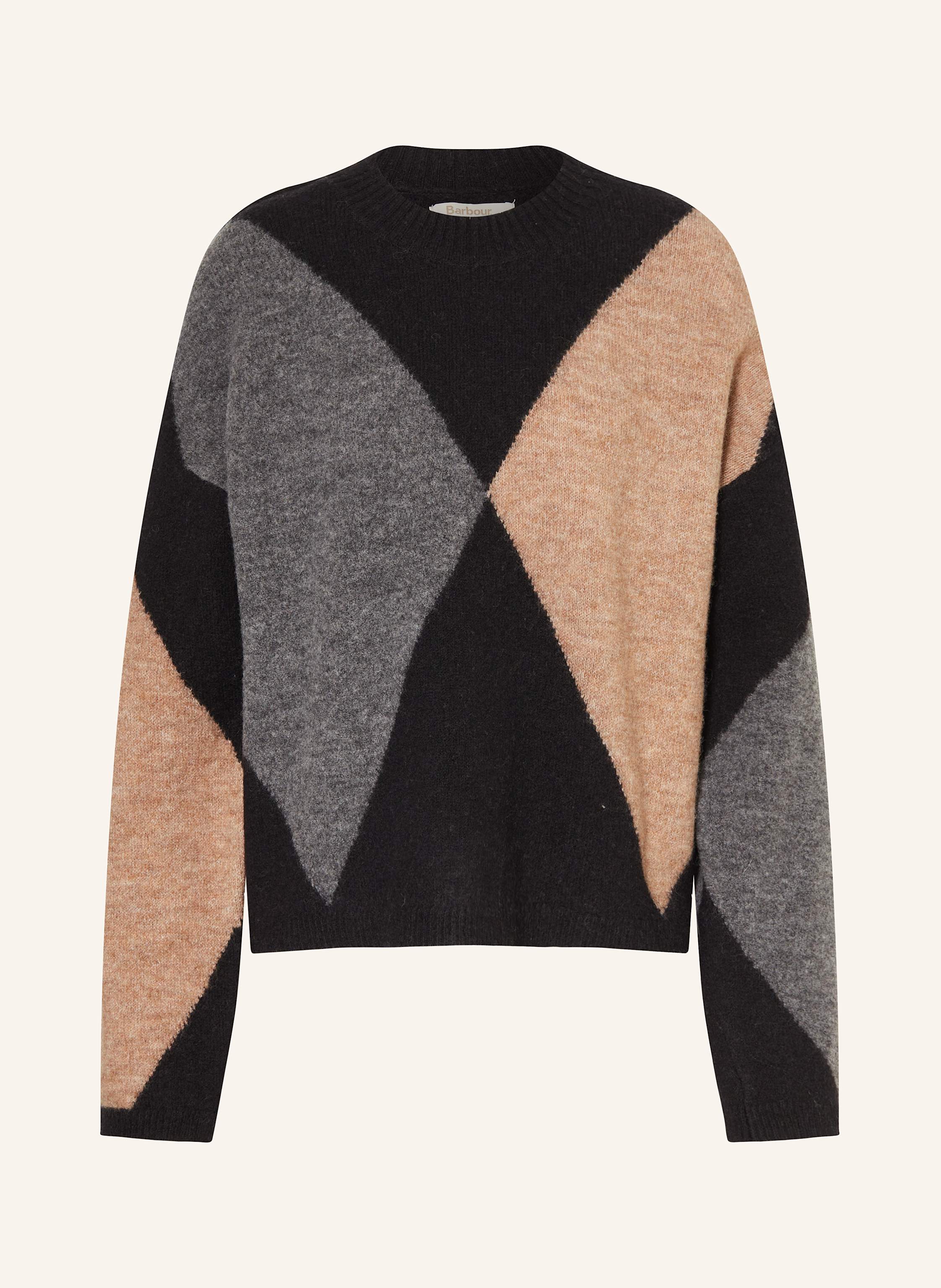 Barbour Pullover SABRINA in schwarz / braun / grau
