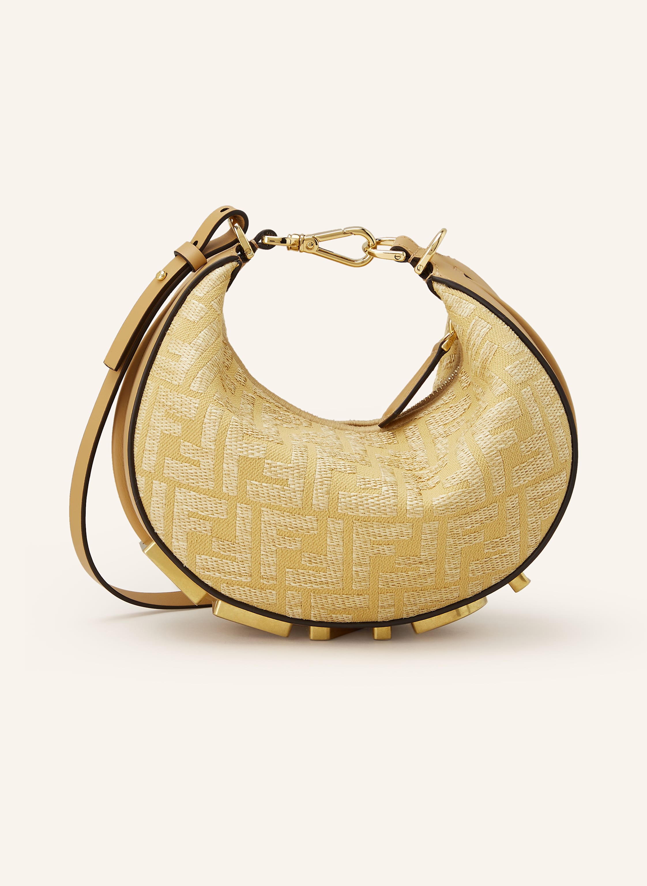 FENDI Hobo-Bag FENDIGRAPHY MINI in beige