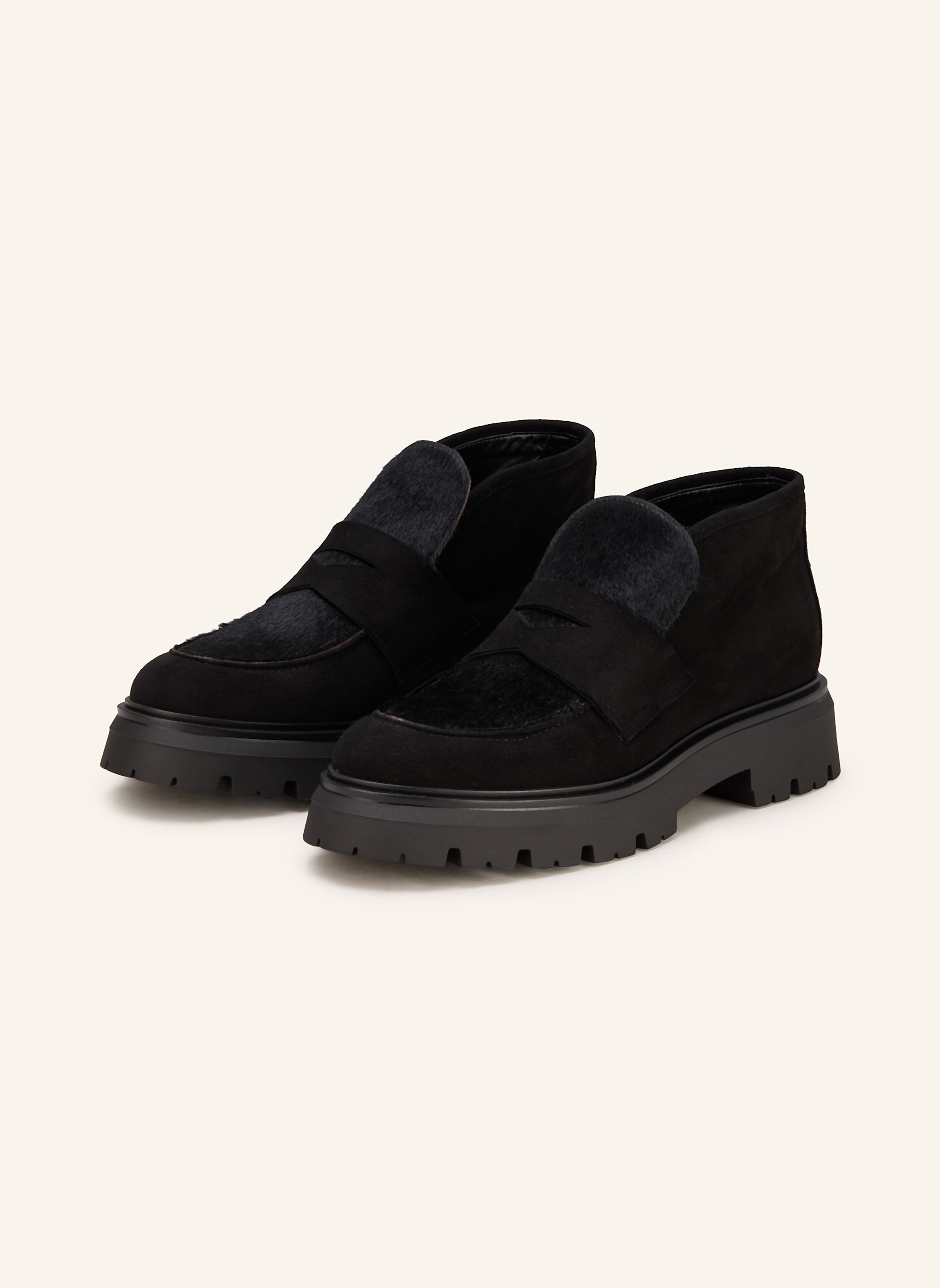 darling harbour Plateau-Boots in schwarz