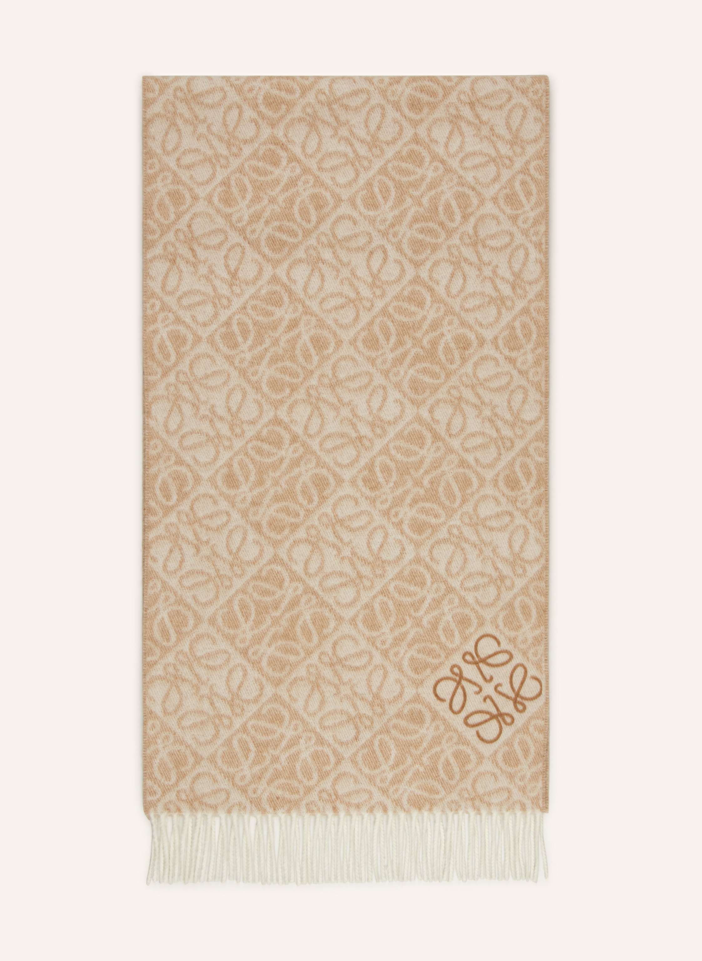 LOEWE Schal in beige / creme