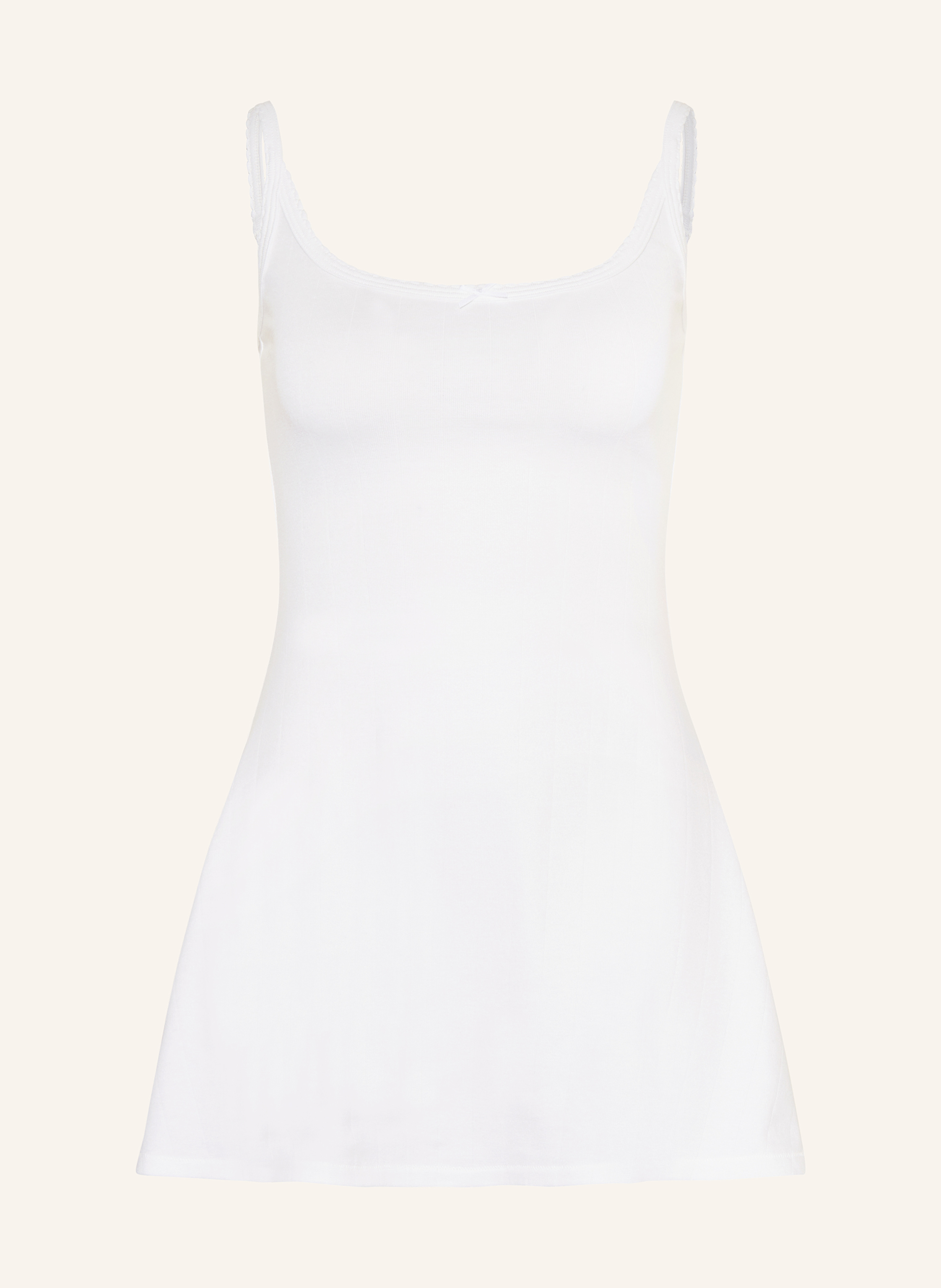 SKIMS Lounge-Kleid DROP NEEDLE in creme