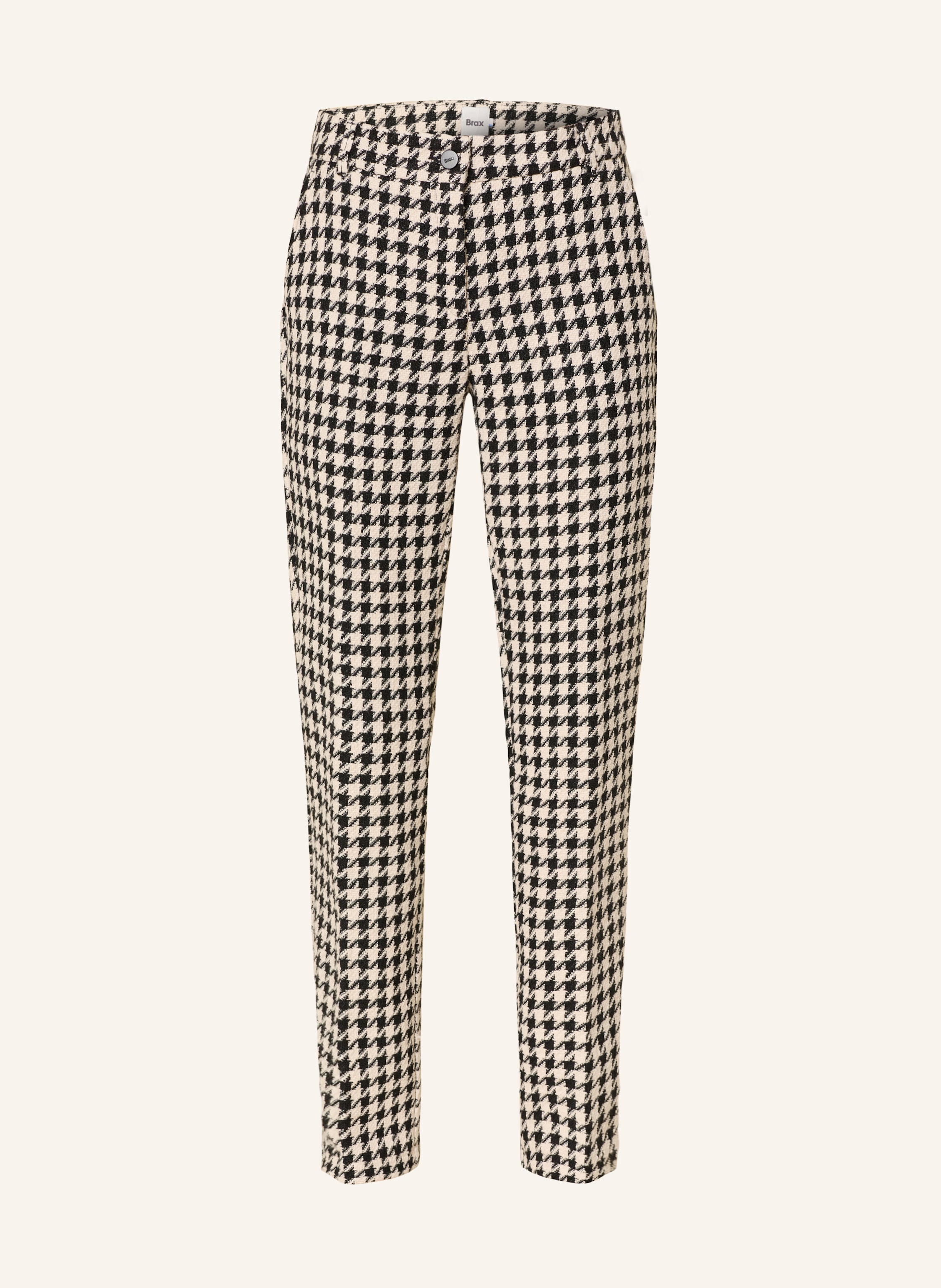 BRAX Tweed-Hose MARON in schwarz / weiss