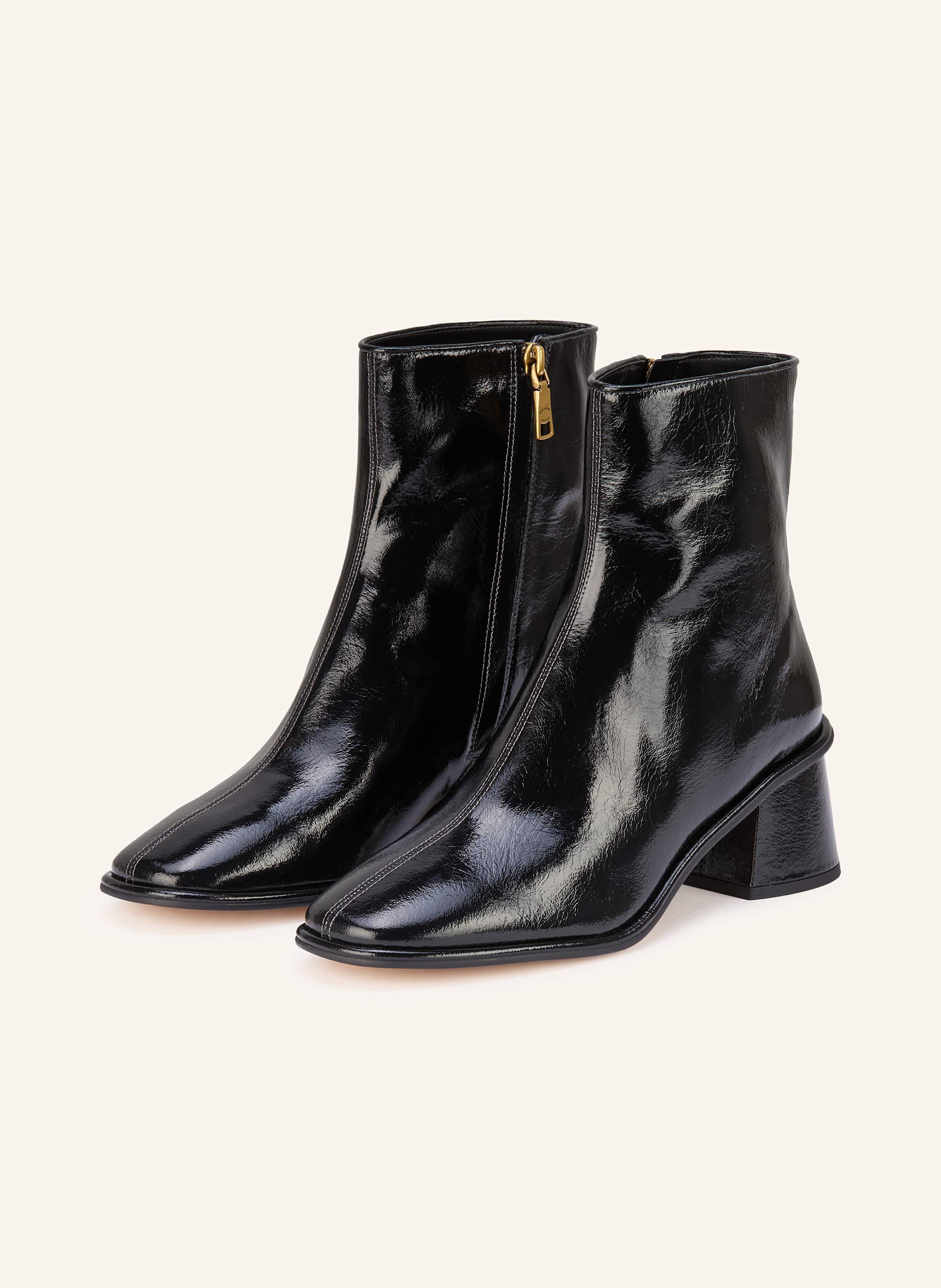 COACH Lackstiefeletten GIGI in schwarz